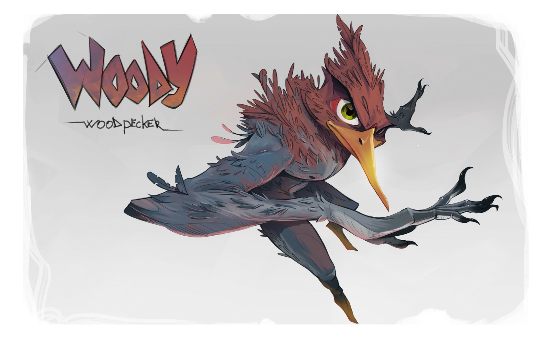 ArtStation - Woody WoodPecker | 2D Art