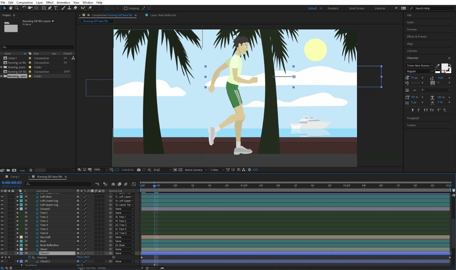 Jose Alejo Jadie - Running GIF