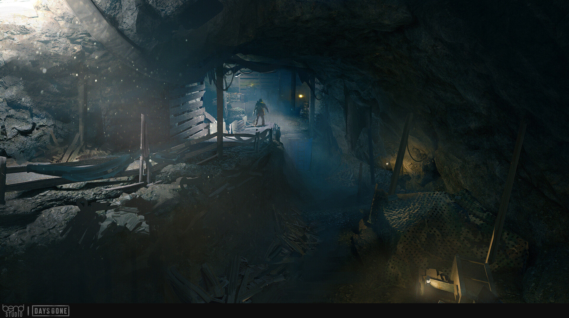 Hans Park Portfolio - Days Gone Environment Concept_Wizlsland Cave Interior