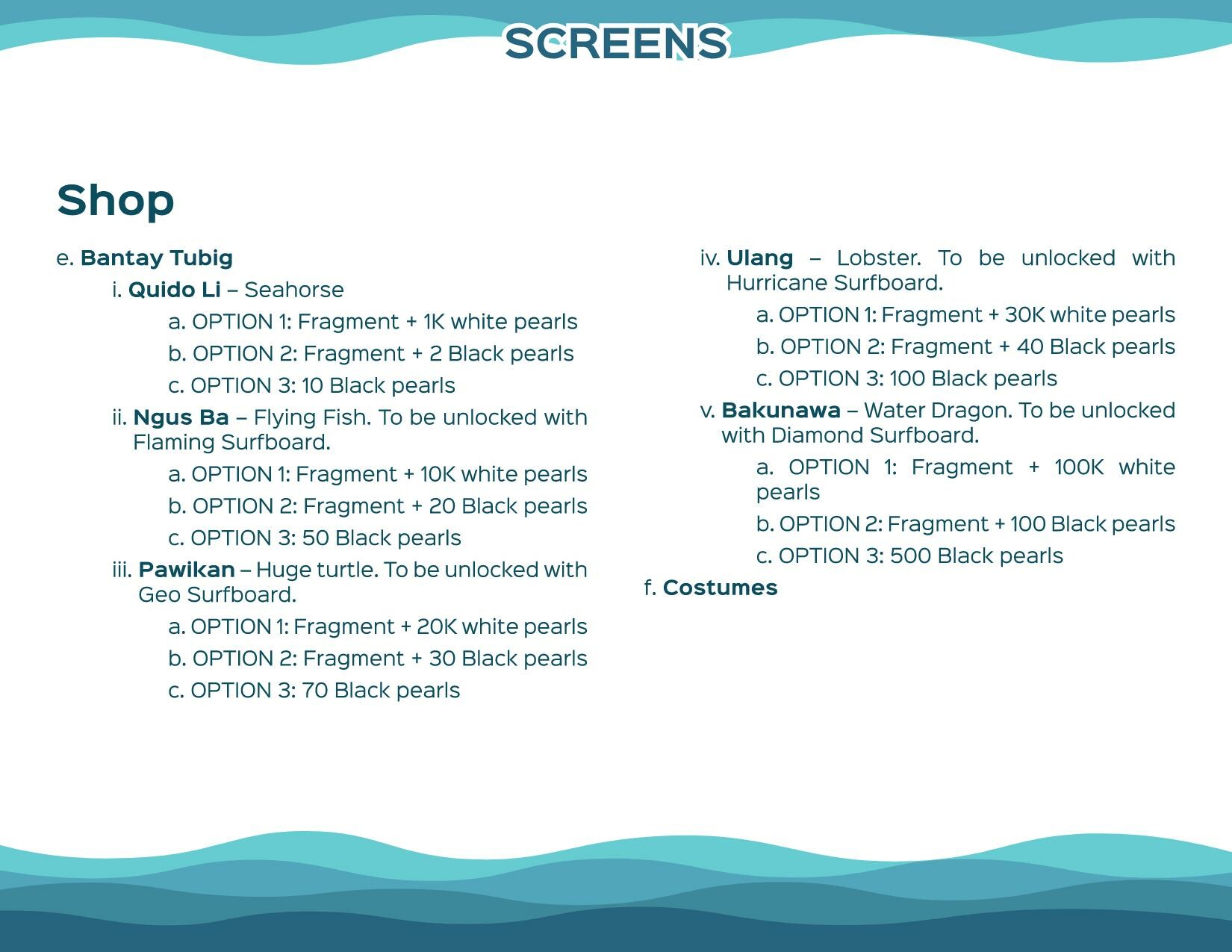 Ray Magbanua - Sitnalta: SurfAce Game Design Document