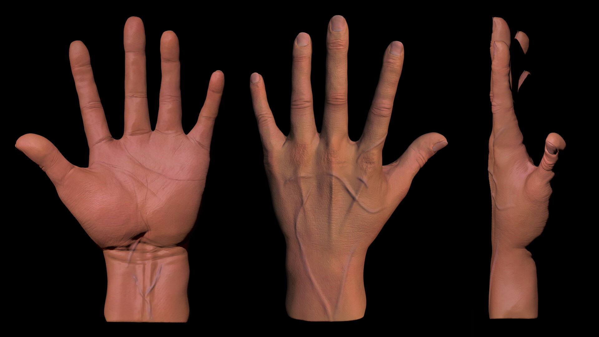 ArtStation - hand modelling