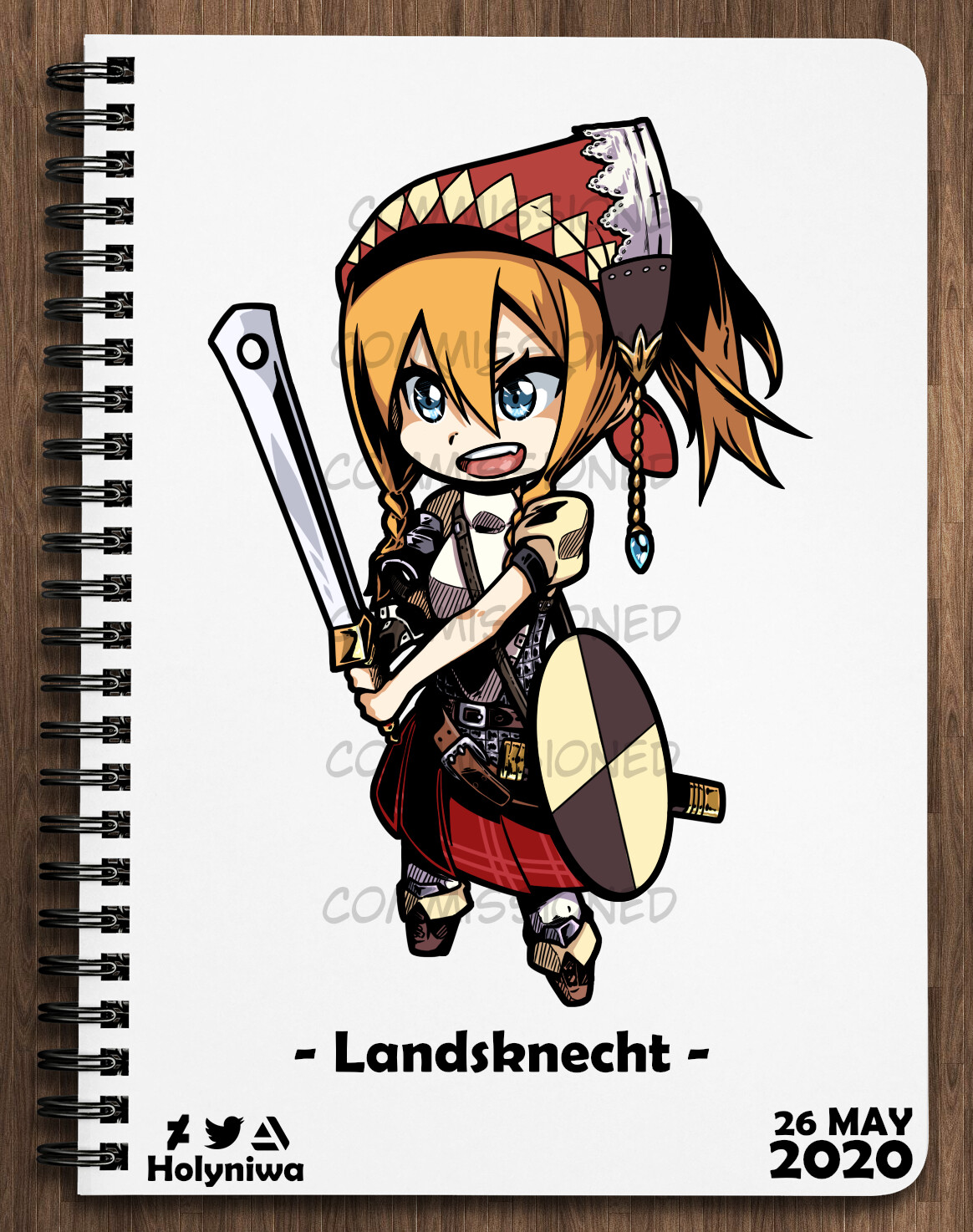ArtStation - Chibi #27 - Landsknecht