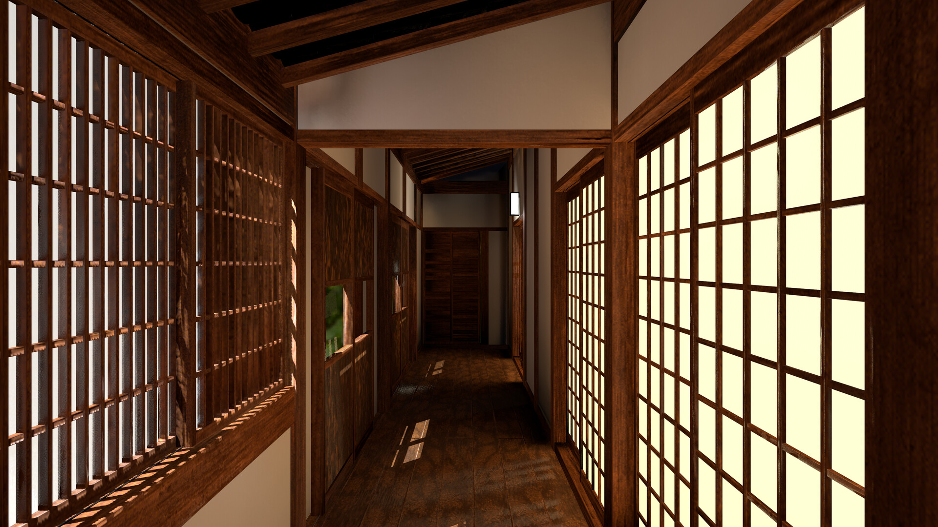 ArtStation - Japanese Corridor