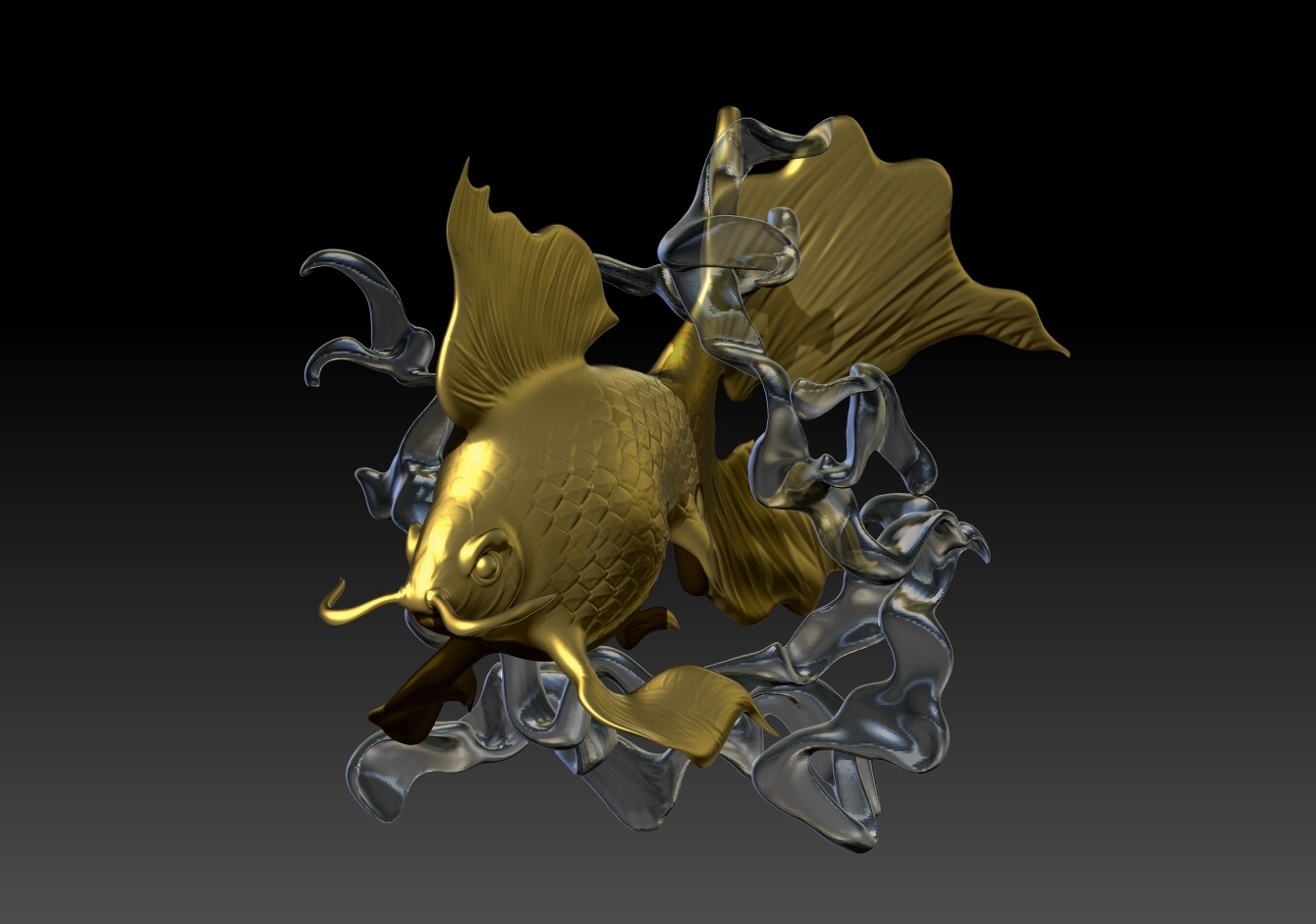 ArtStation - Golden Fish
