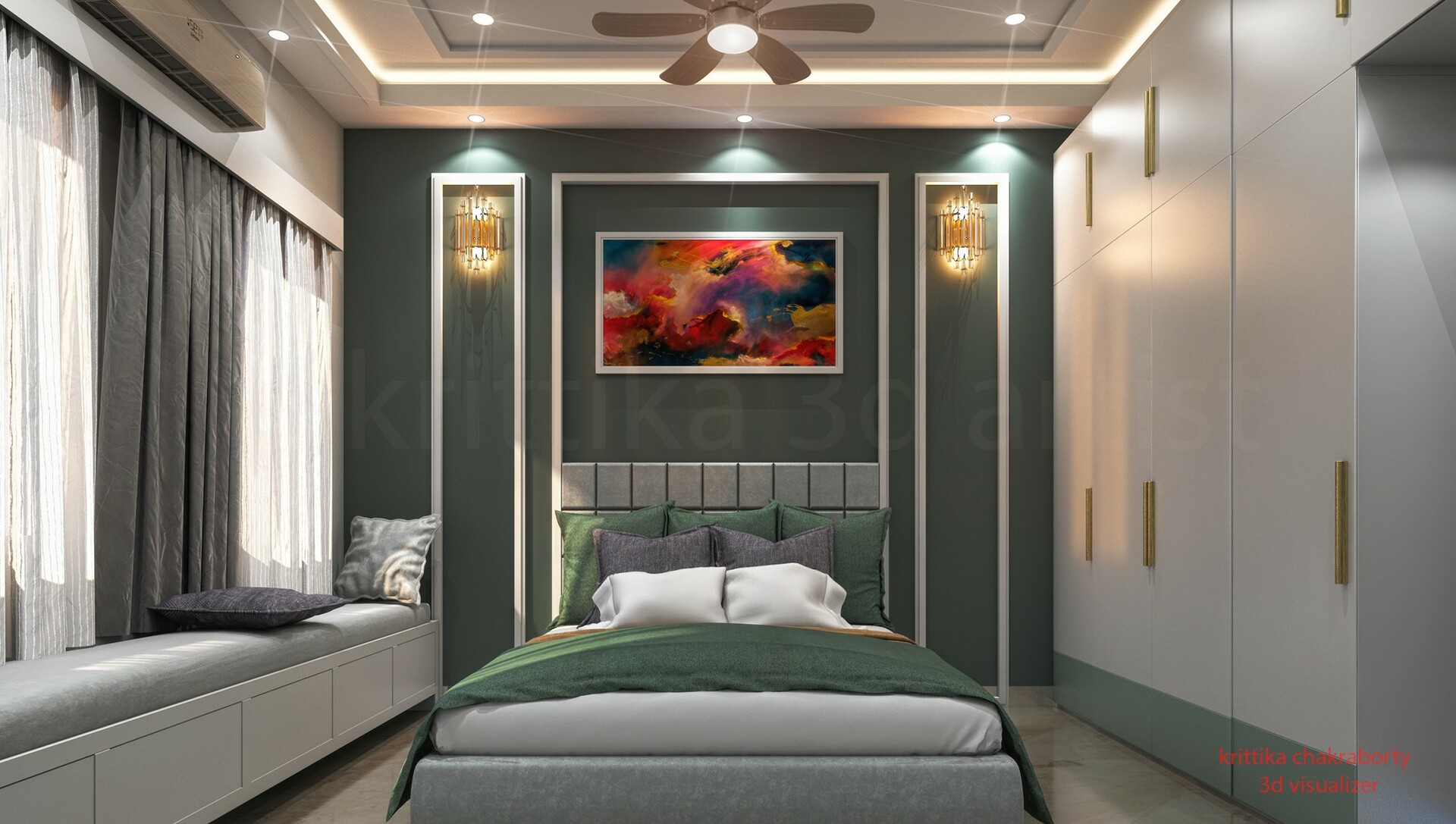 ArtStation - Interior bedroom