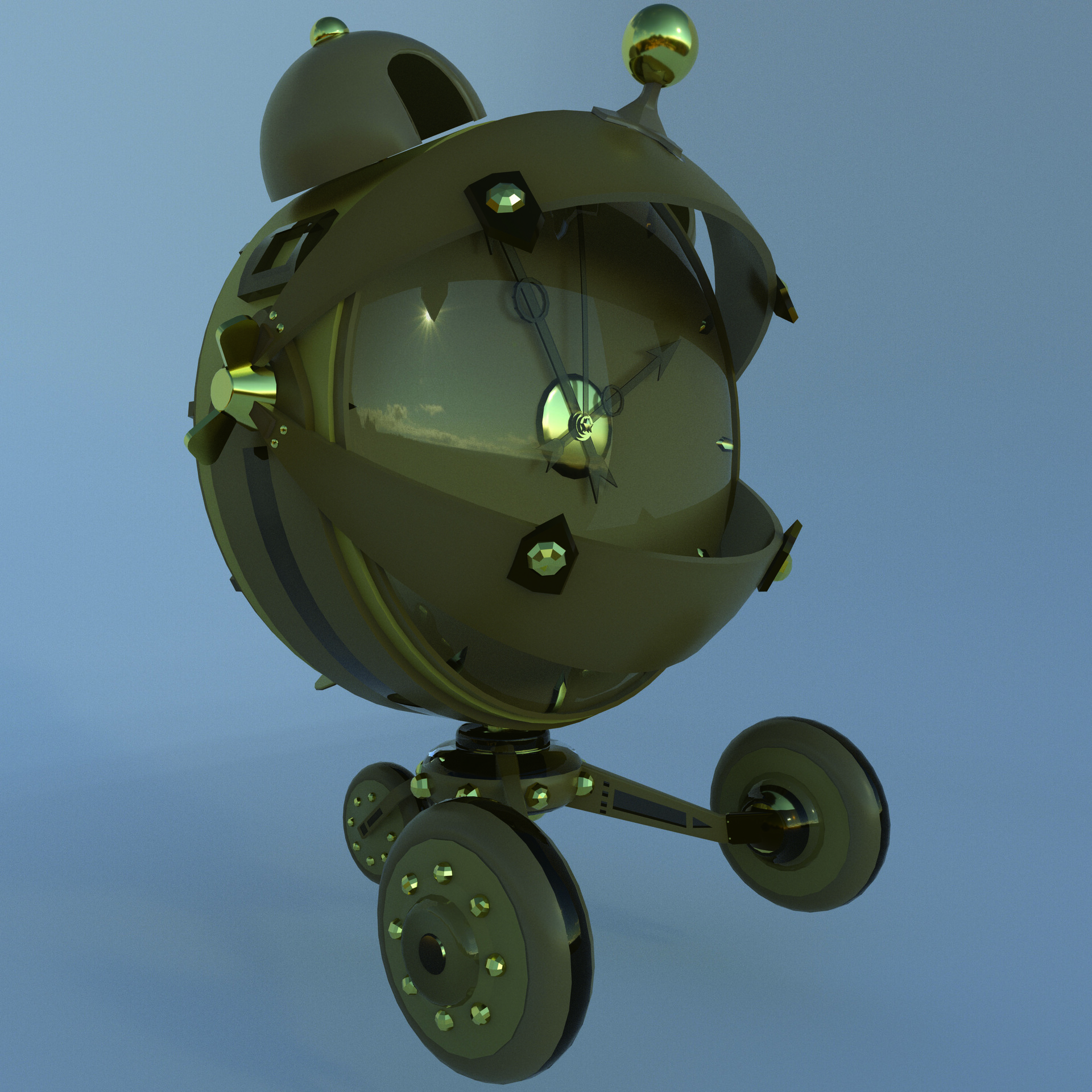 ArtStation - Clock monster