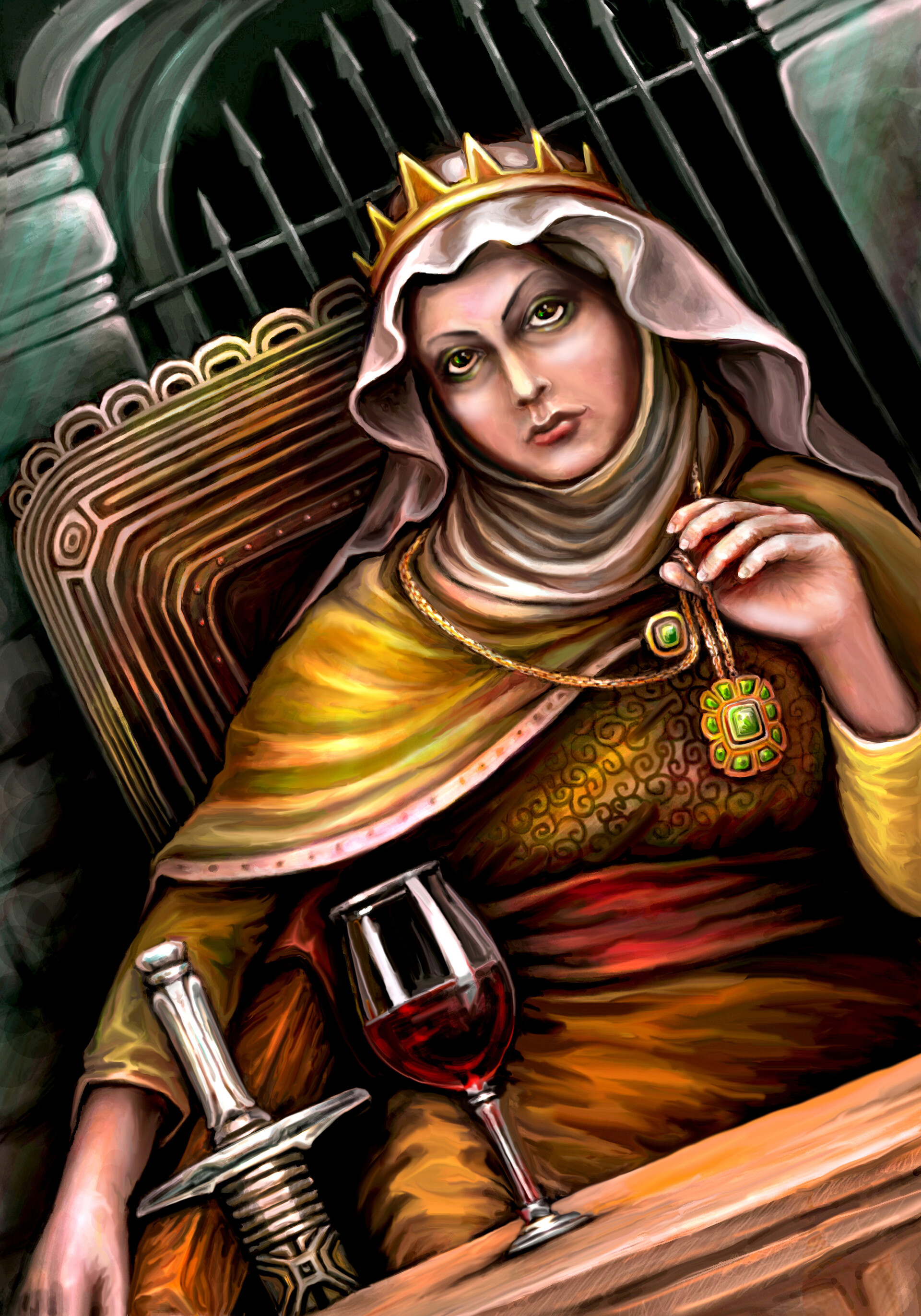 ArtStation - Calanthe for Gwent Contest/ the Witcher Universe