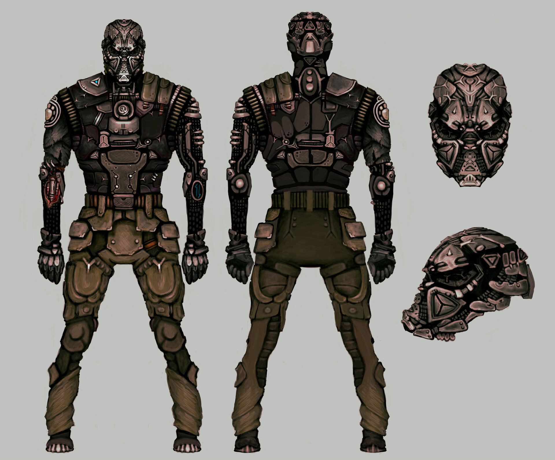 ArtStation - Cyborg Special Unit Character Concept