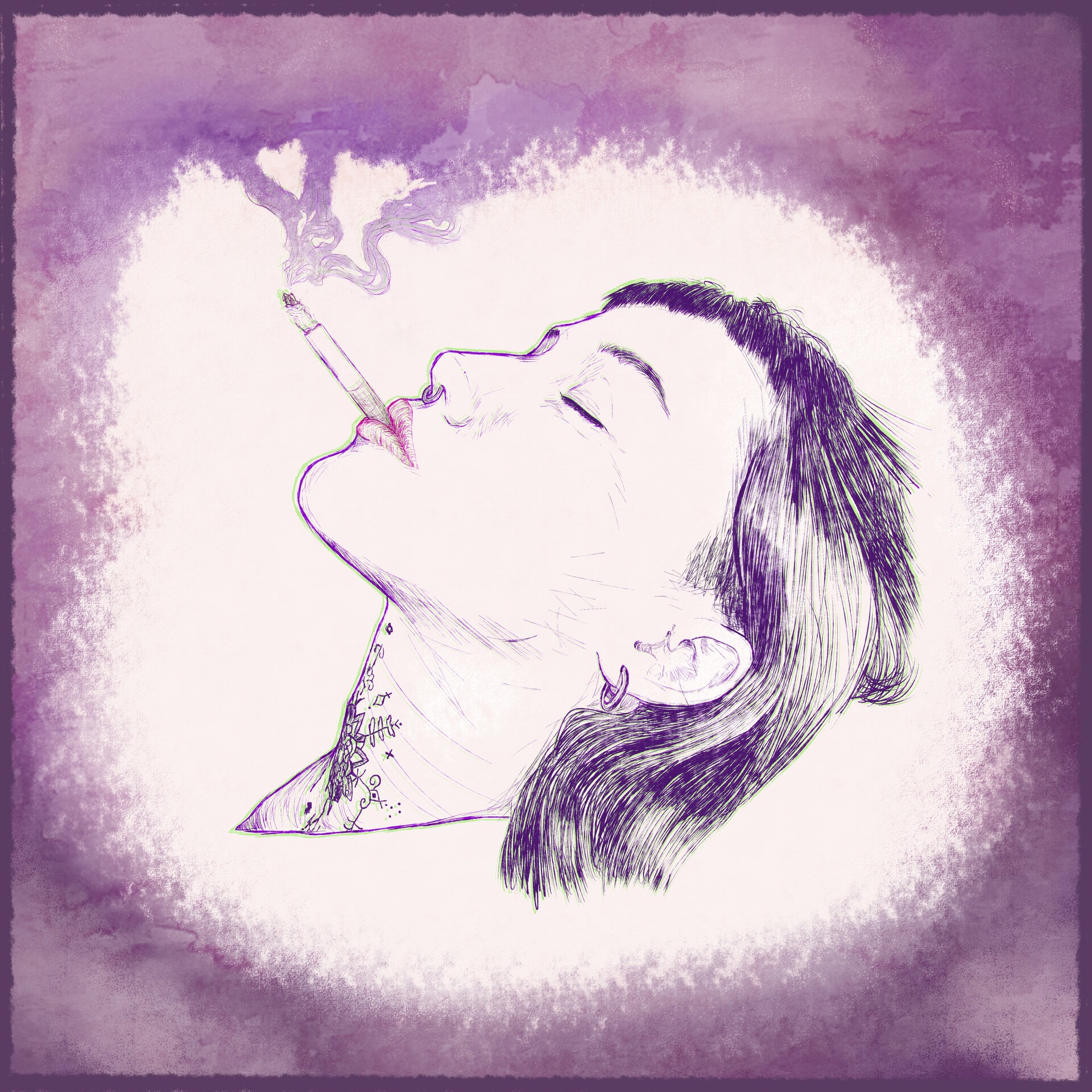 ArtStation - Chill Smoking