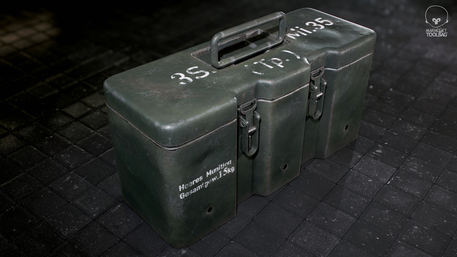 ArtStation - Bouncing Betty Crate (WW2)