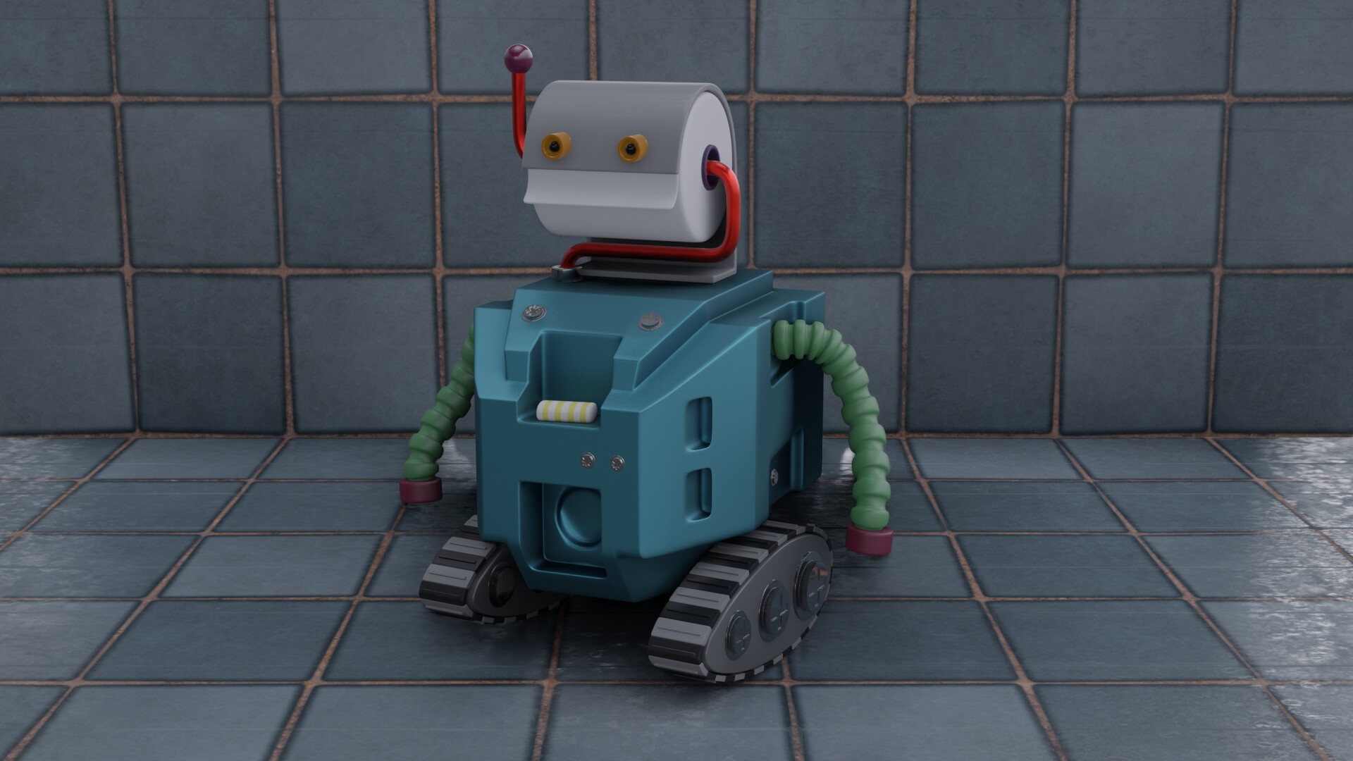 ArtStation - Bathroom Robot
