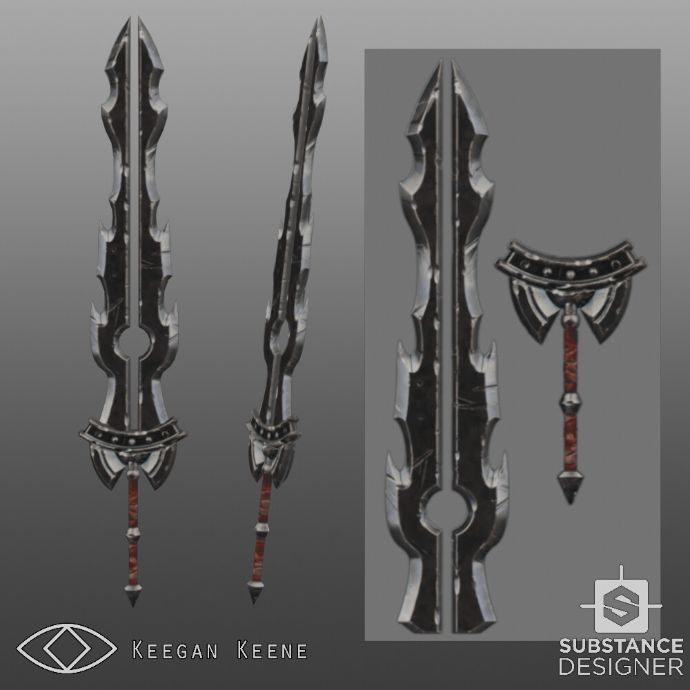 Keegan Keene - Stylized Substance Swords