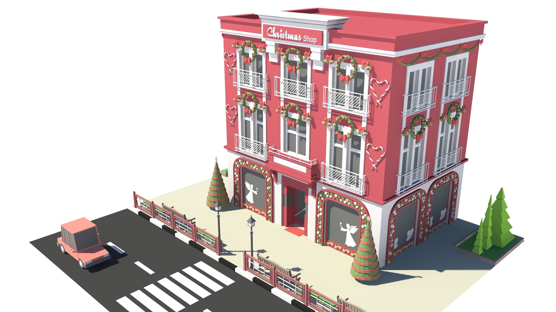 ArtStation - Christmas Shop