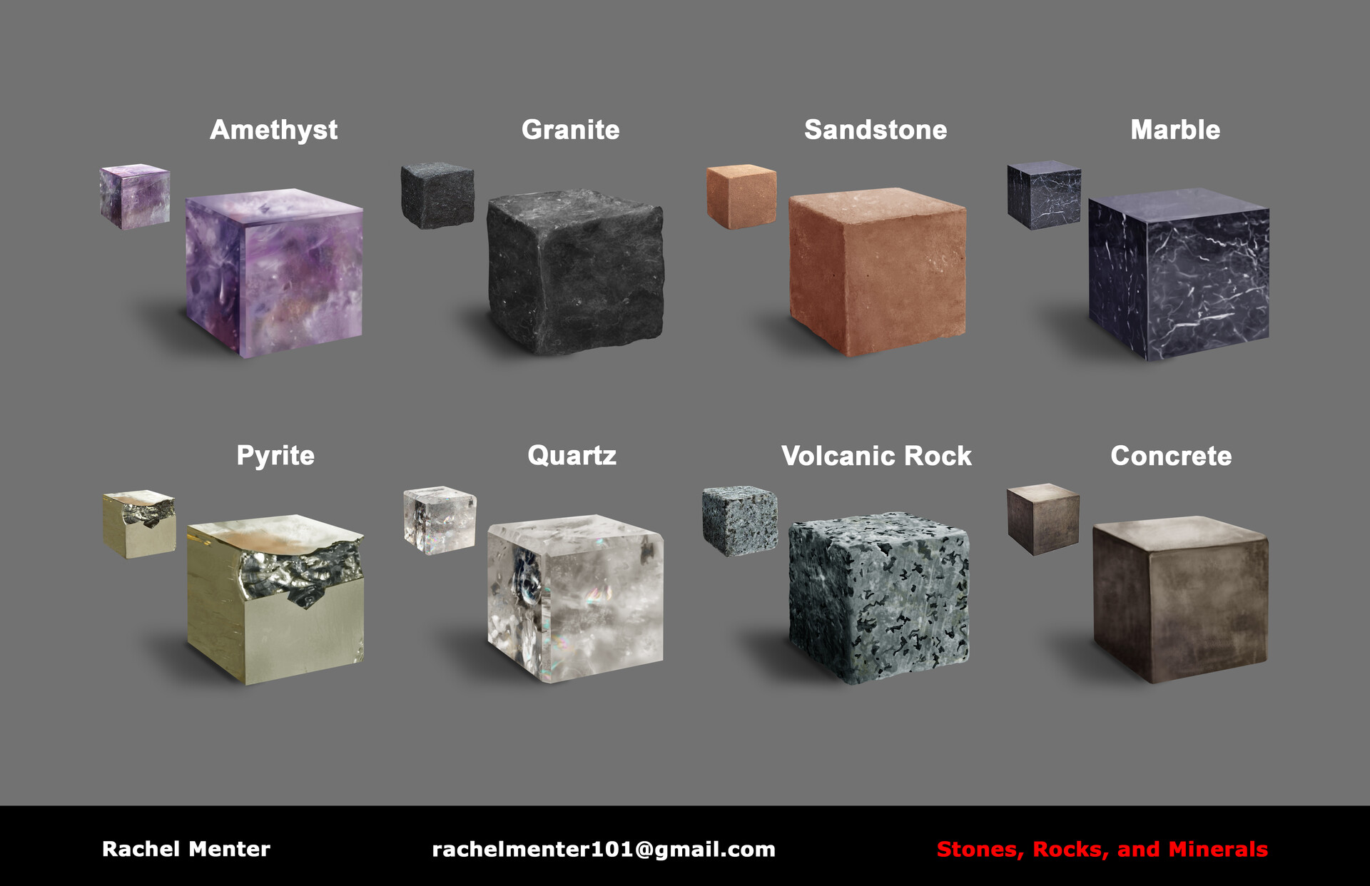 ArtStation - Material Studies: Stones, Rocks, and Minerals