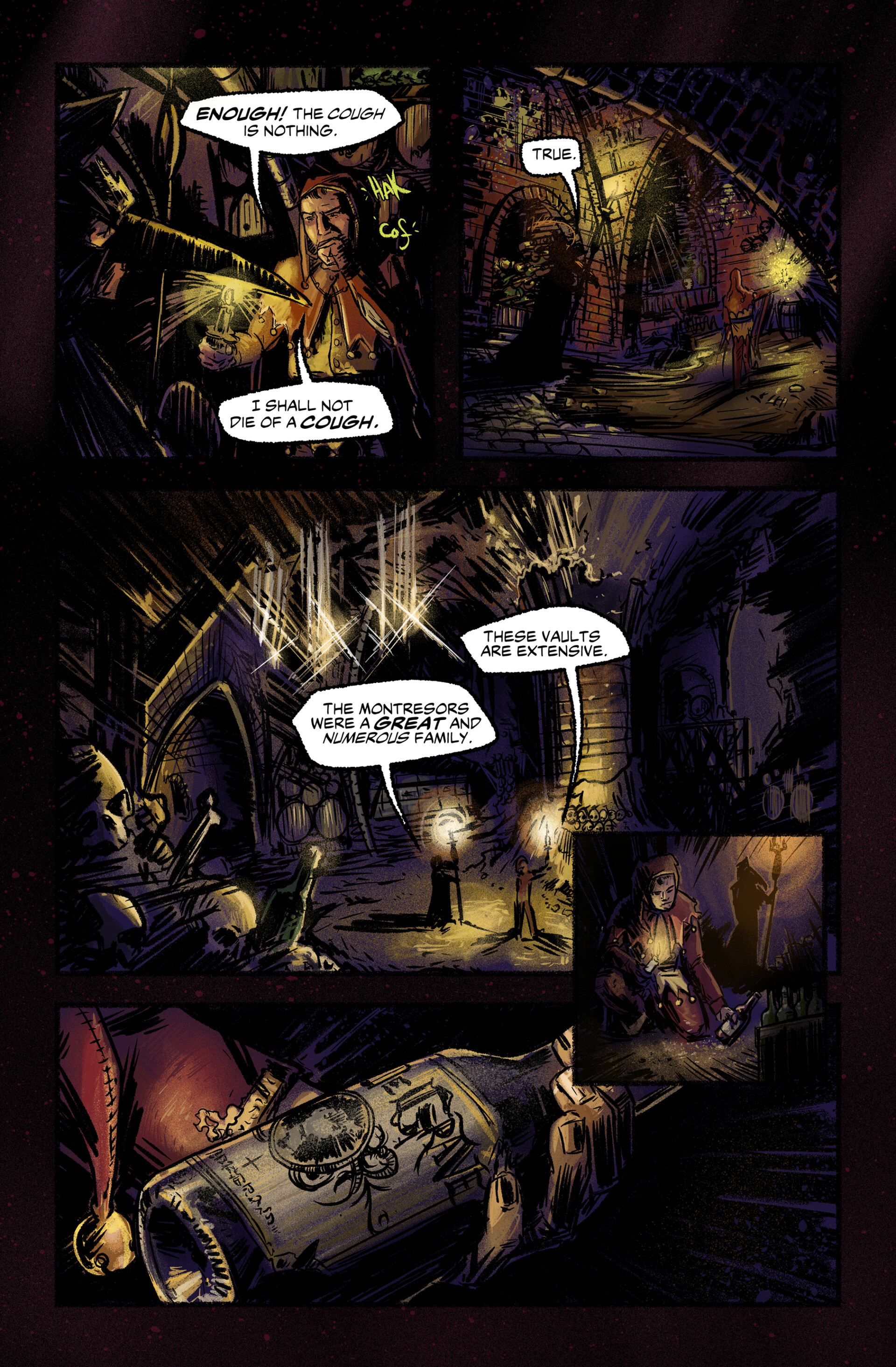 Jason Strutz Comic & Illustration Art - The Cask of Amontillado and The ...