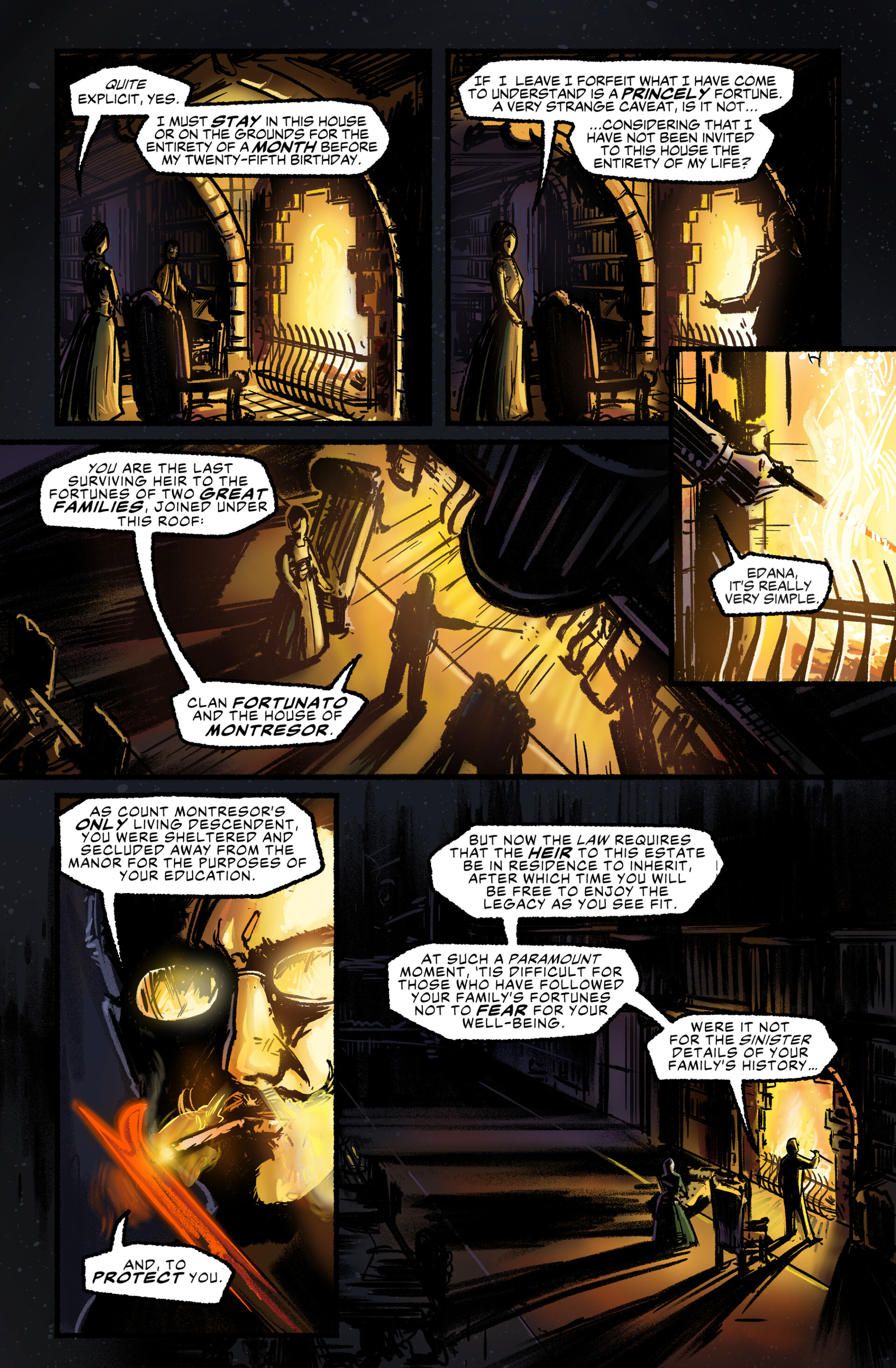 Jason Strutz Comic & Illustration Art - The Cask of Amontillado and The ...