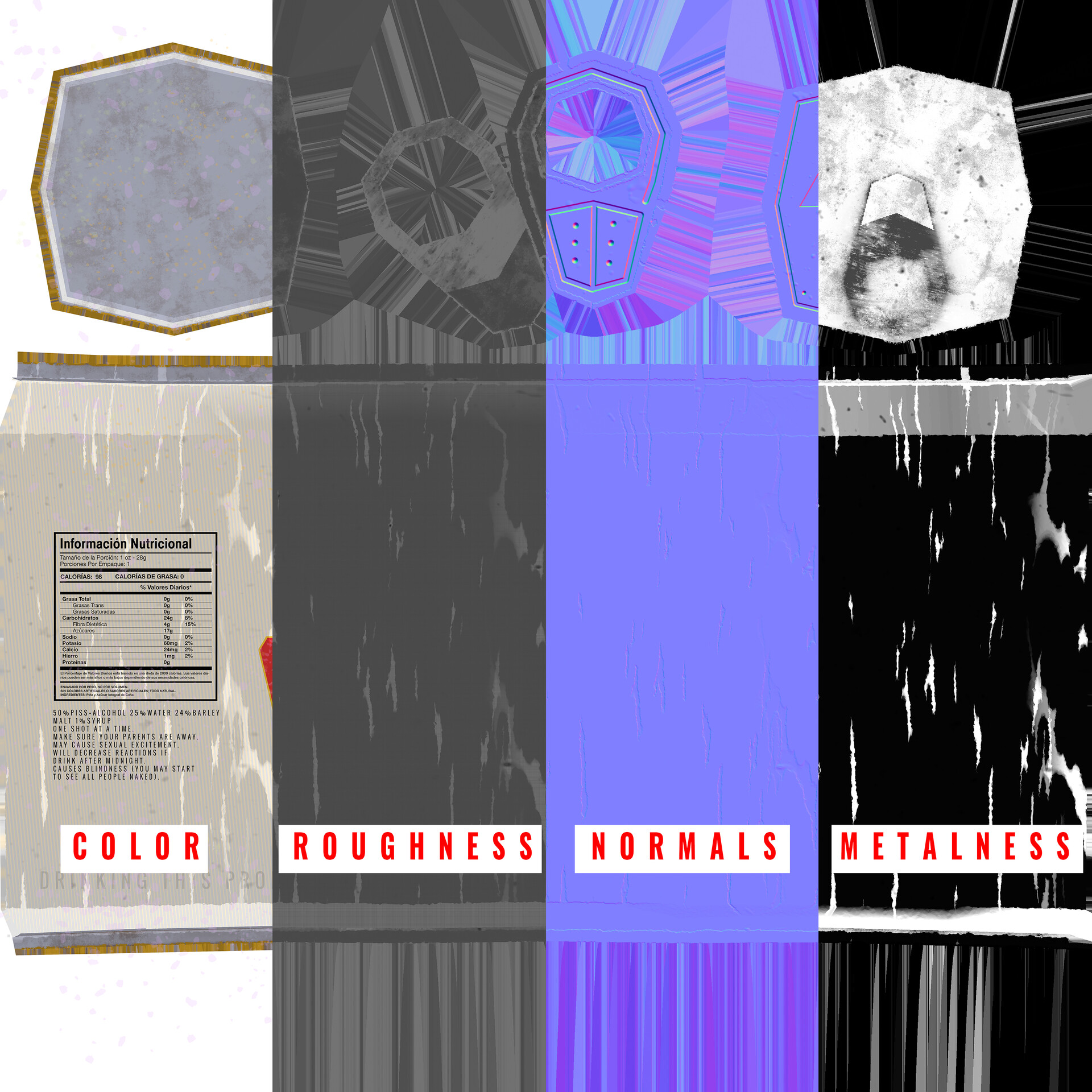 Grei Fernández - 3D Stylized Textures for Deliverance Shortfilm