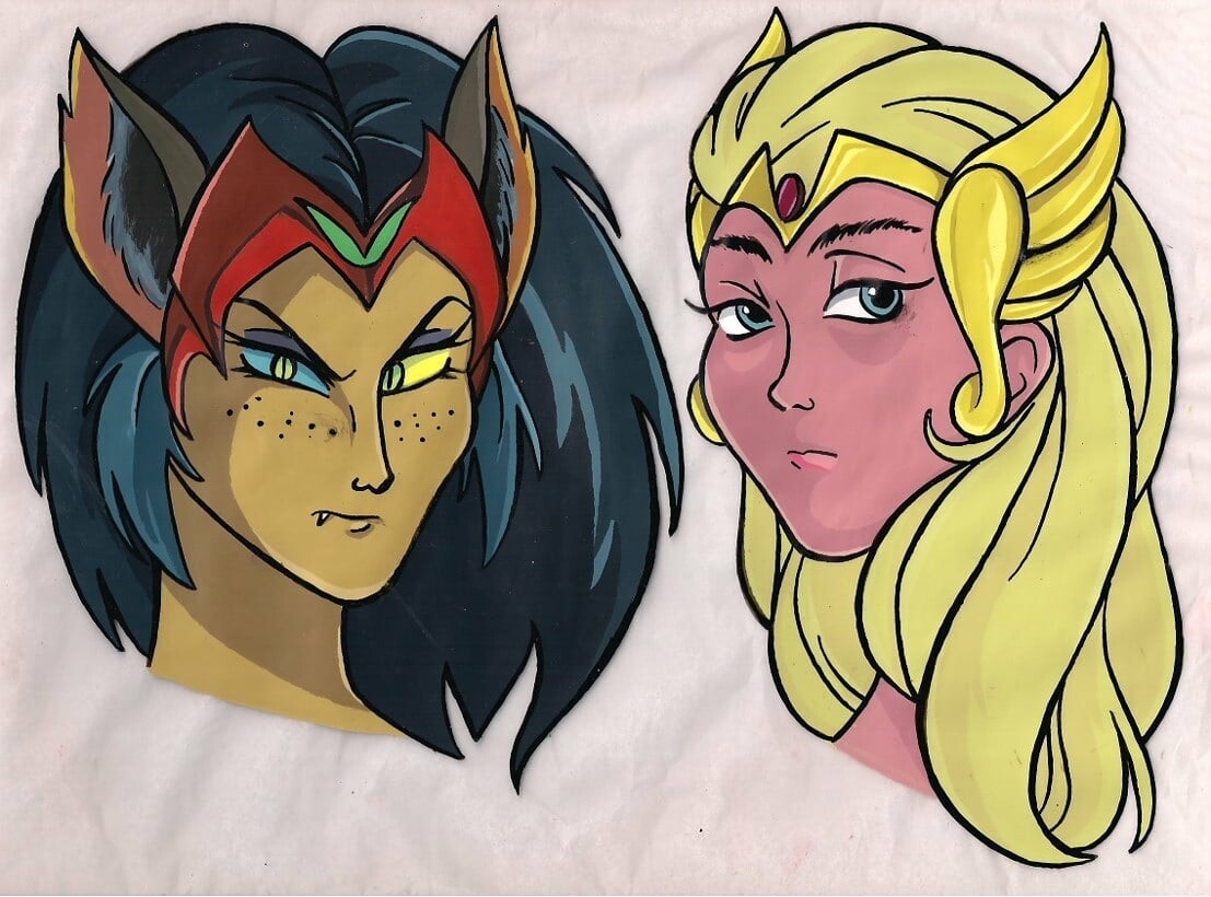 Briana Jones - ⚡She-ra & Catra if they were an 80s anime ⚡