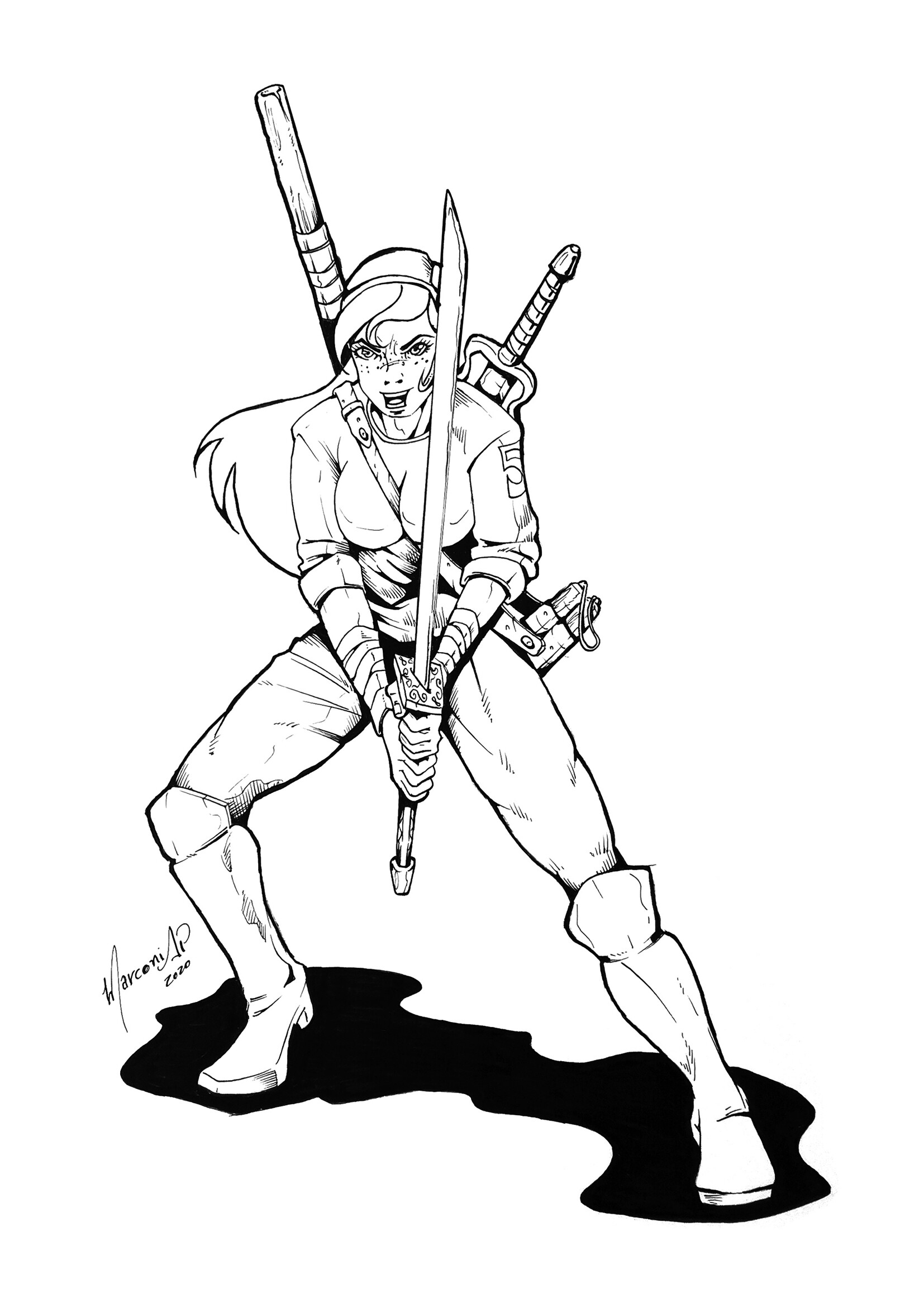 april o'neil coloring pages