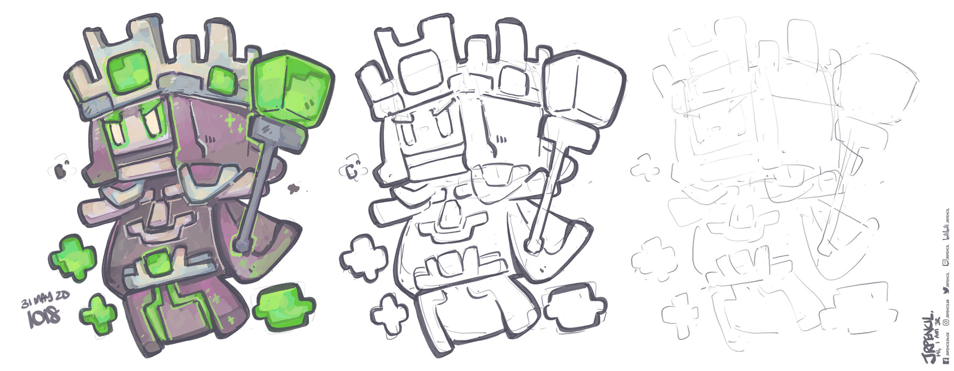 Jr Pencil - 1018 - Nameless One