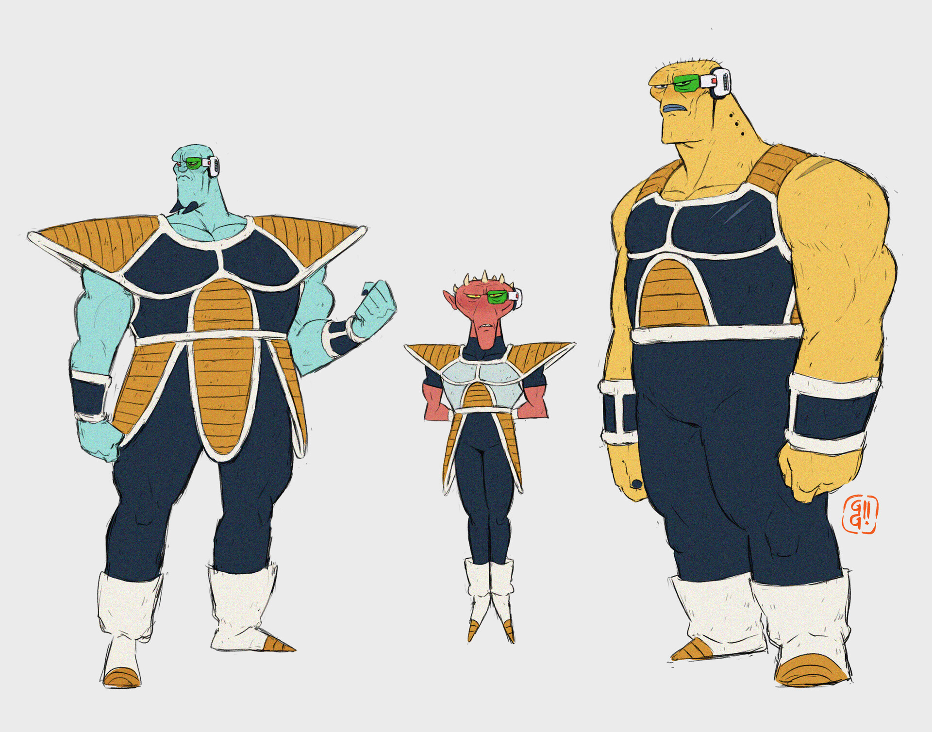 ArtStation - Frieza soldier's Design