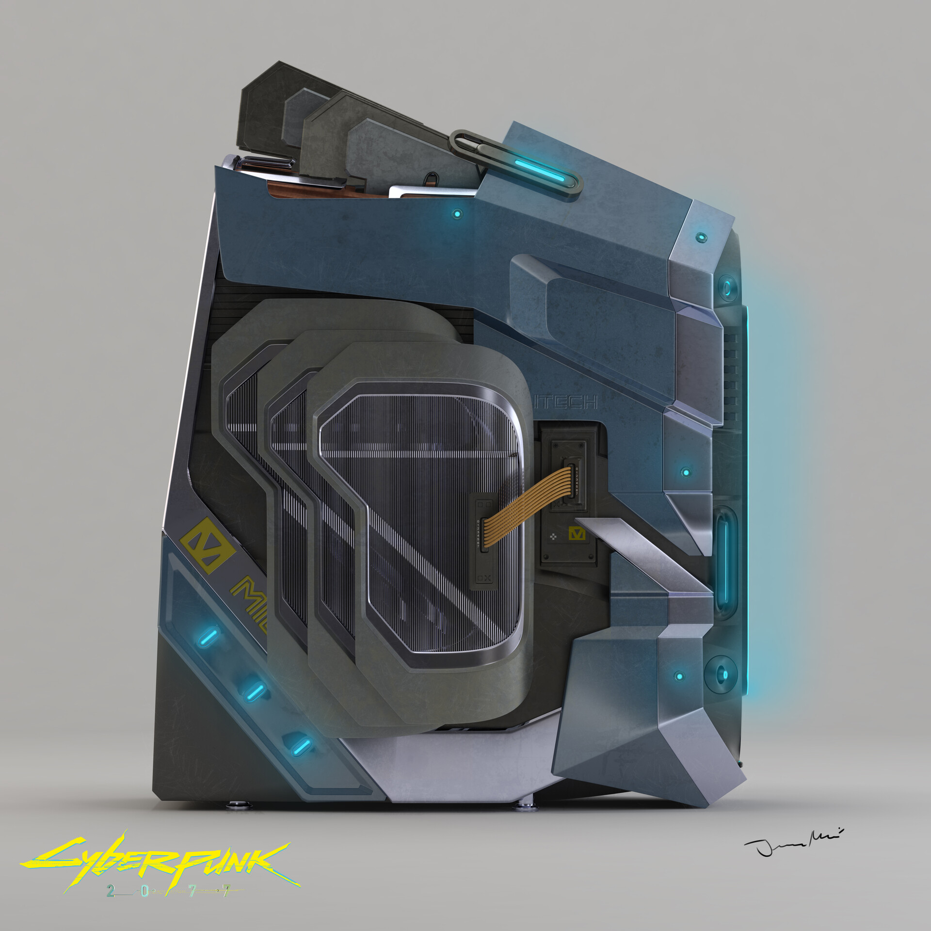 Ivan Madunić - Schrödinger's Compute Unit for Cyberpunk 2077 case ...