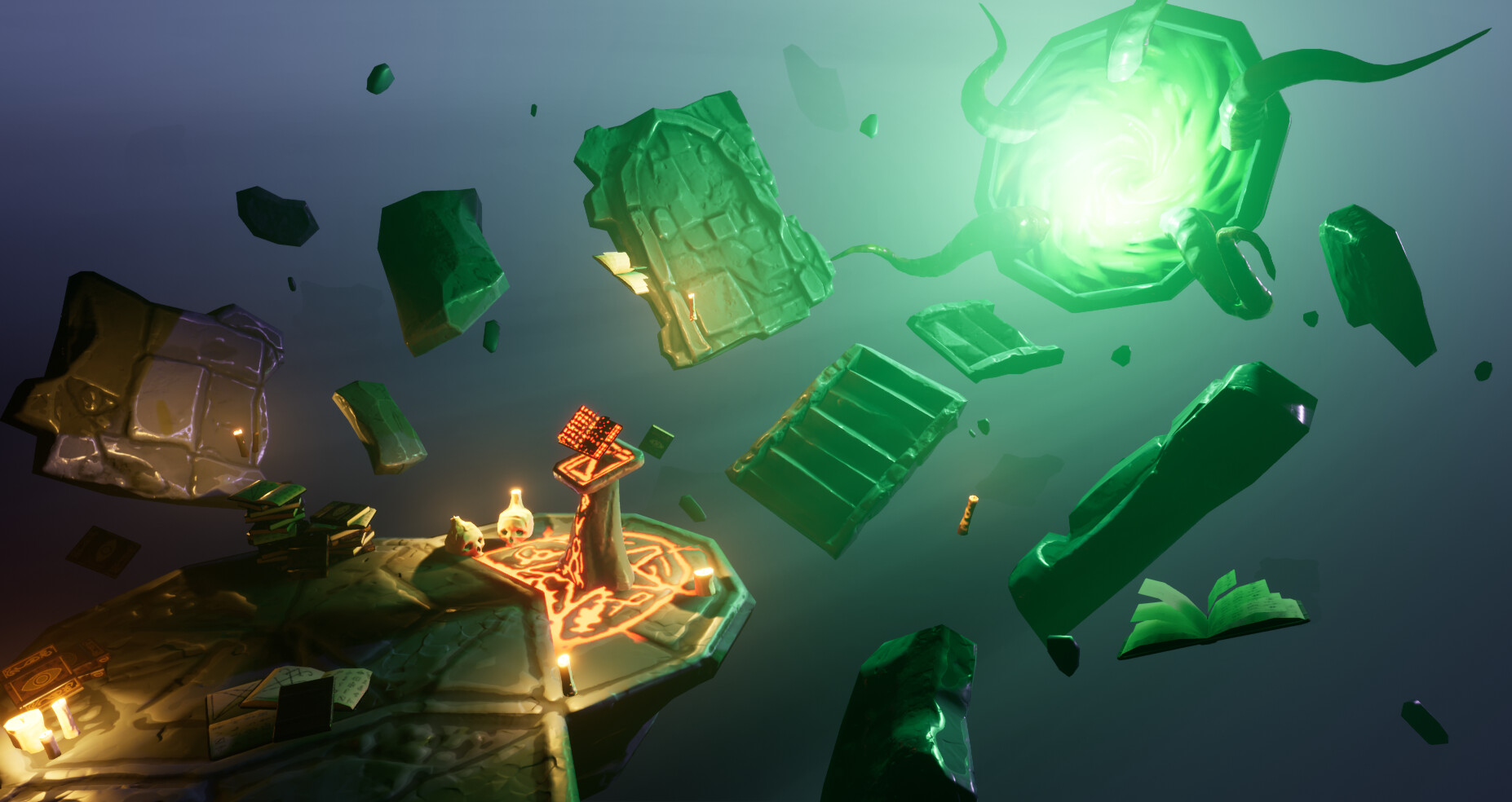 ArtStation - Warlock Challenge (Environment) - Summoning Portal