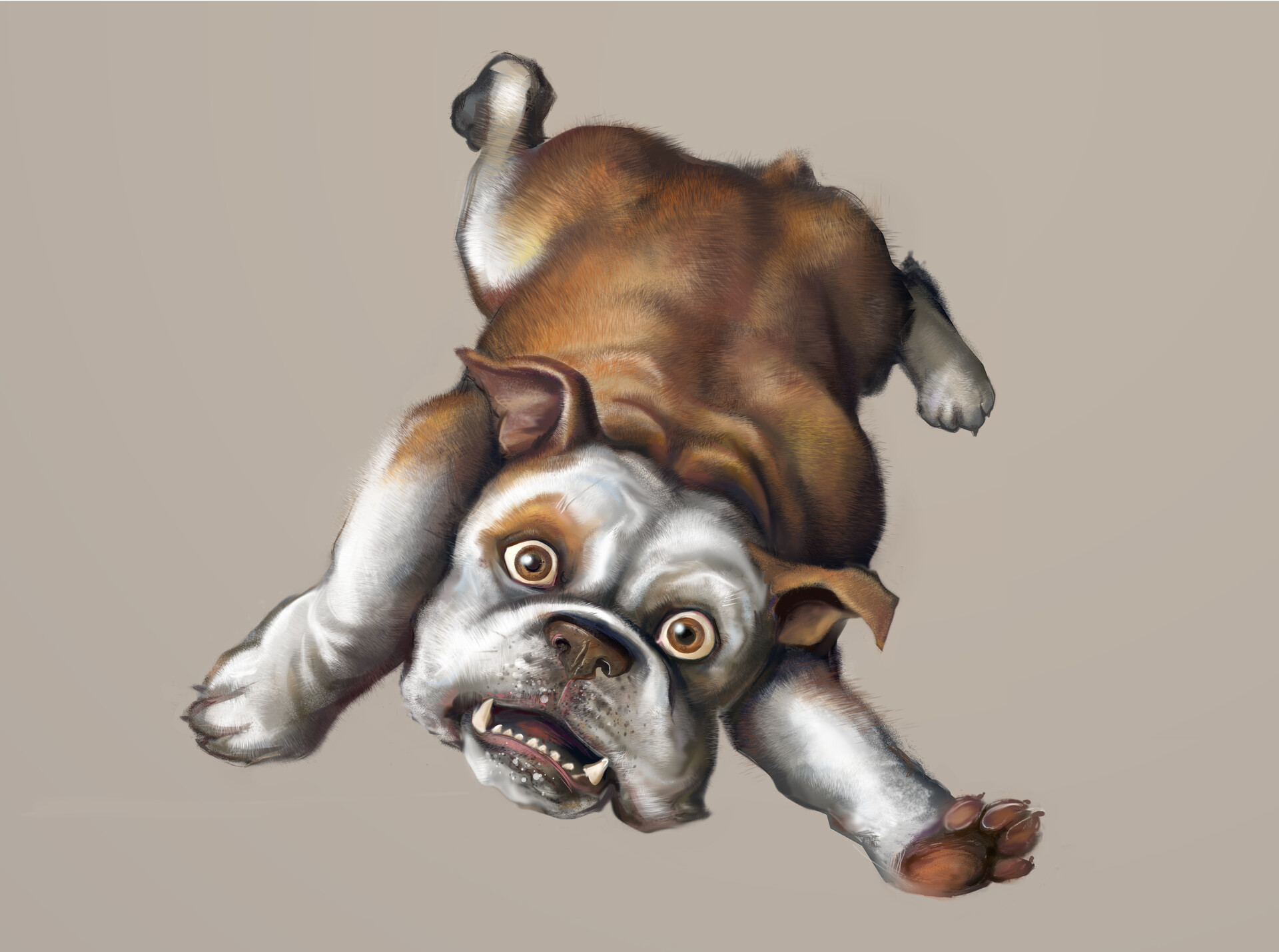 ArtStation - sketch of the Bulldog avatar