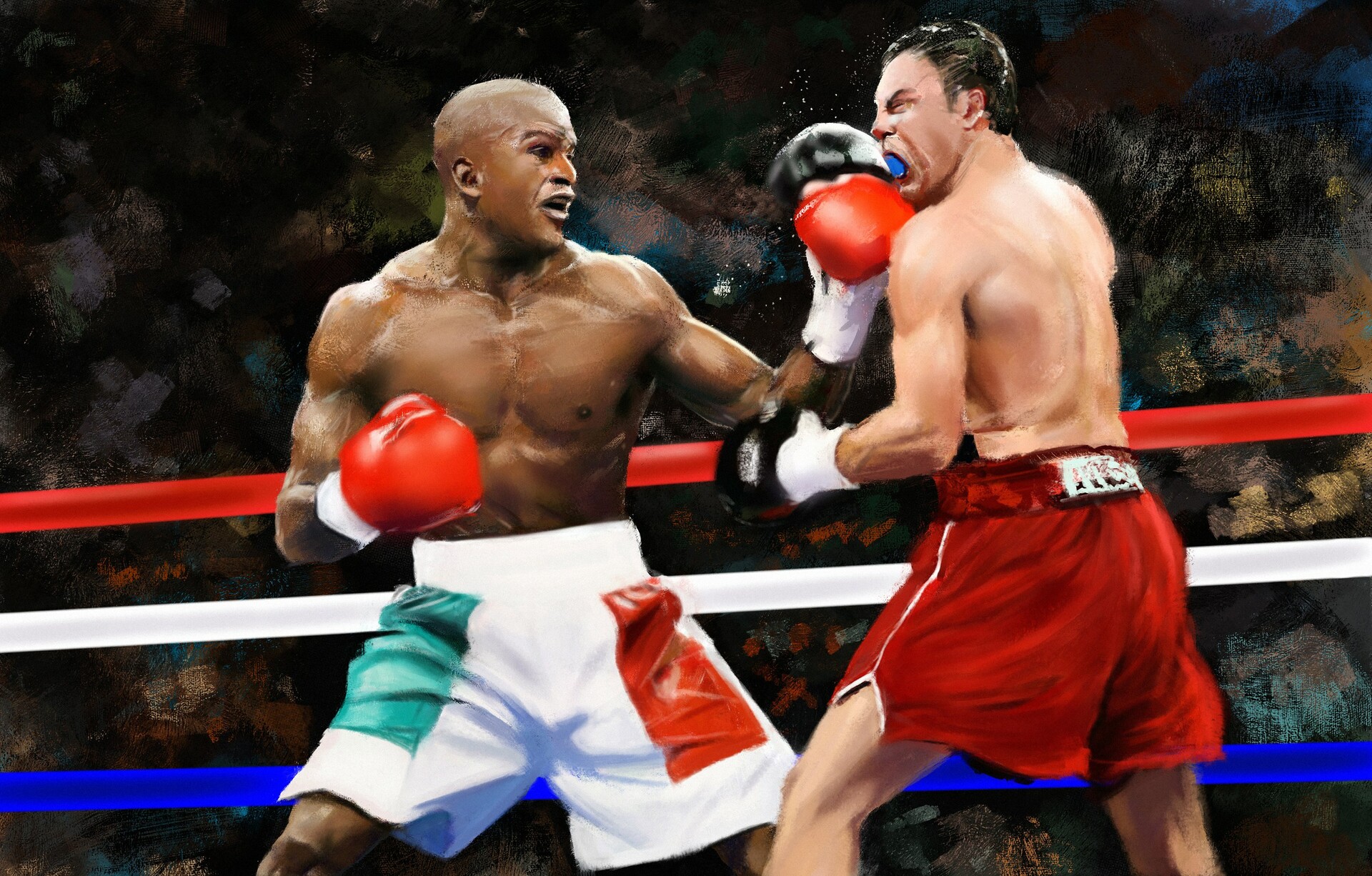 ArtStation - Boxing match