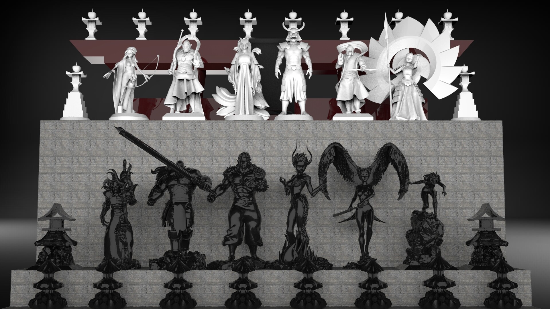 ArtStation - Legendary Chess Board