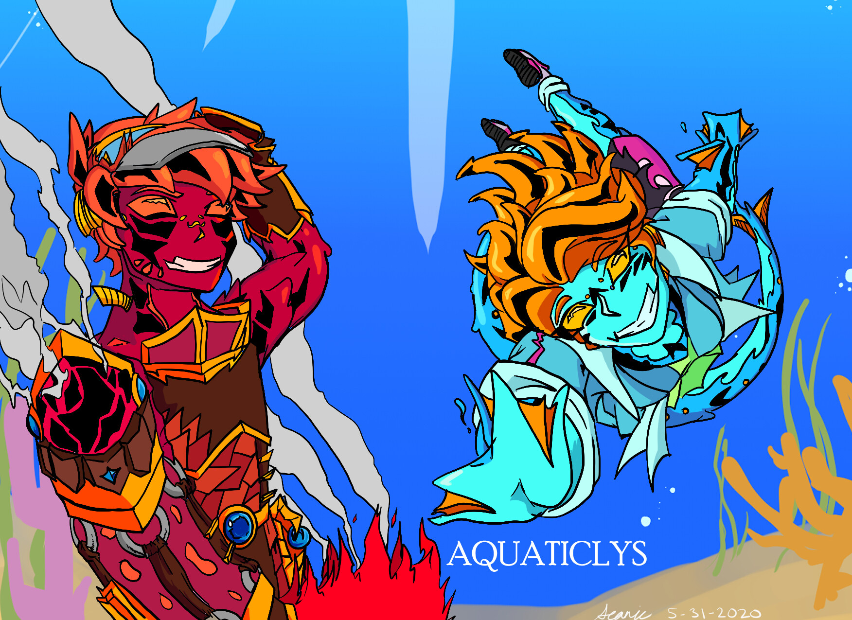 ArtStation - Aquaticlys Race Introduction