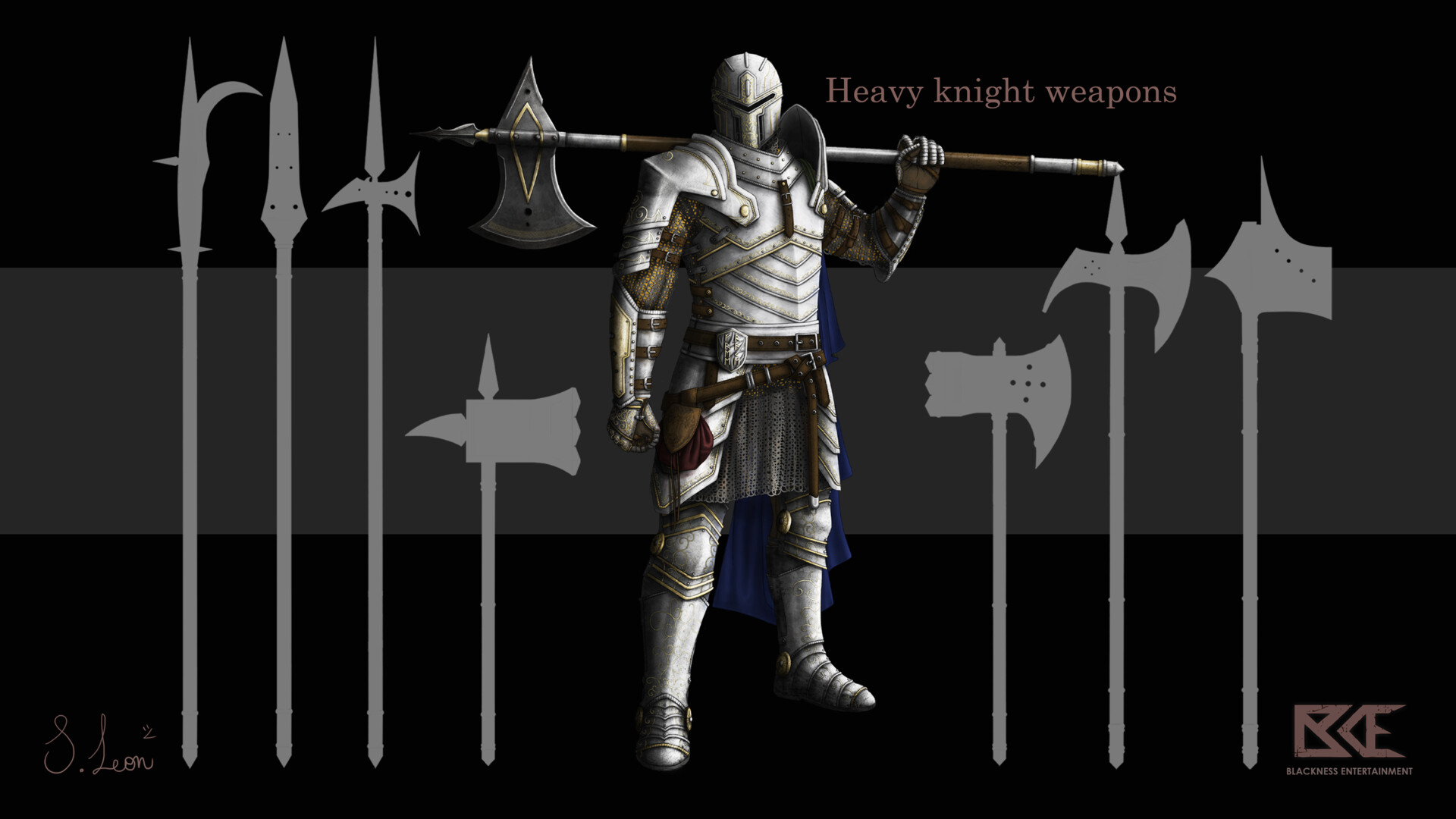 S Leon N - Heavy knight weapons
