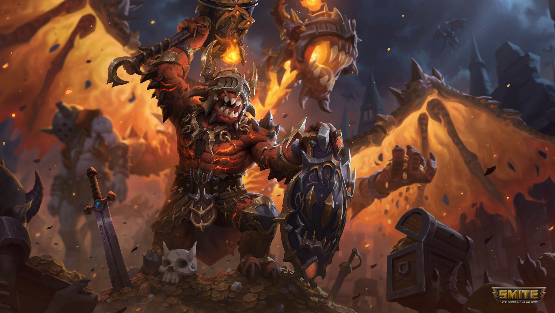 SMITE - Sins of Greed Fafnir by Kevin Sidharta : r/ImaginaryDemons