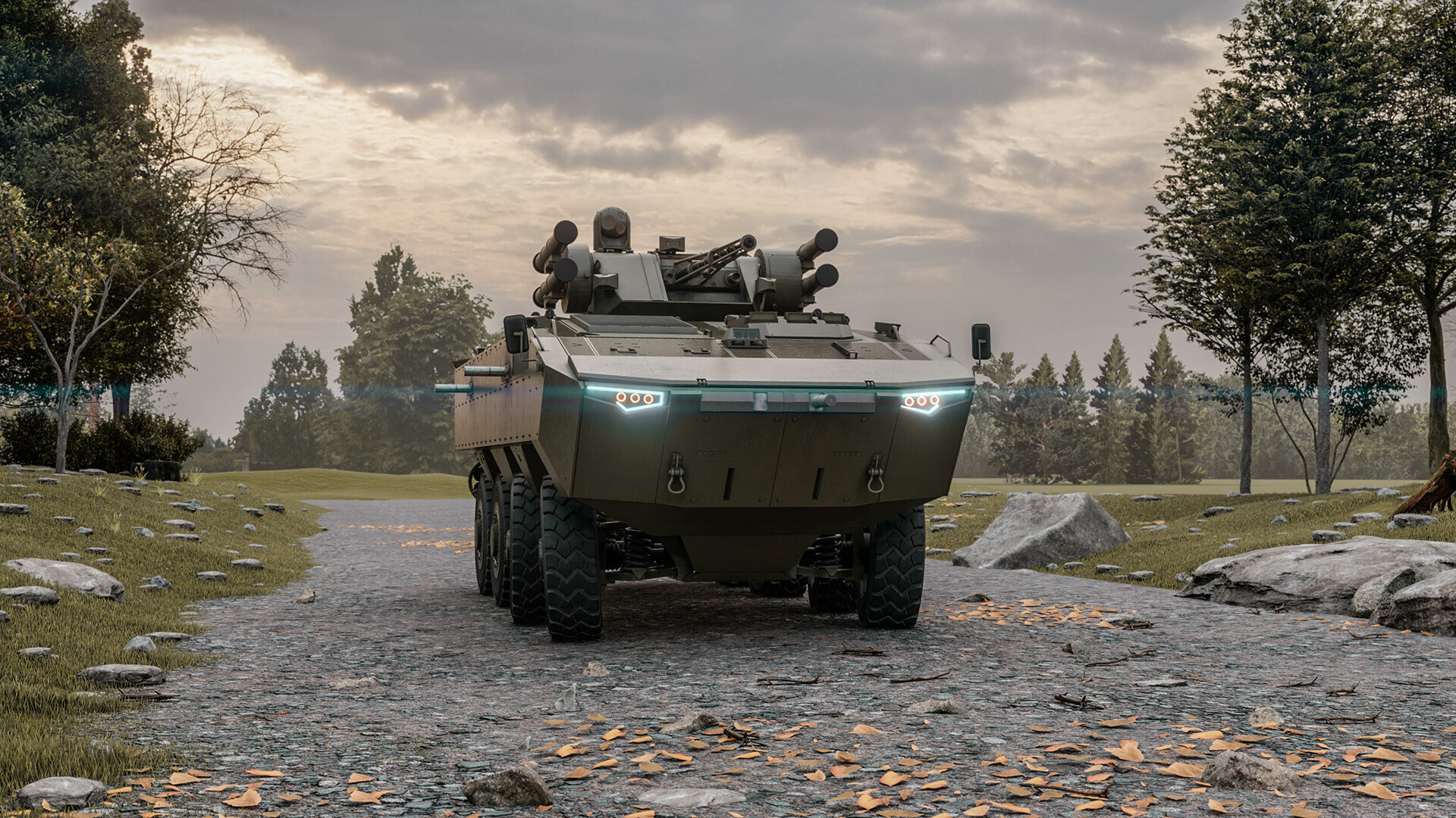 ArtStation - Concept IFV Weapon station SPYS