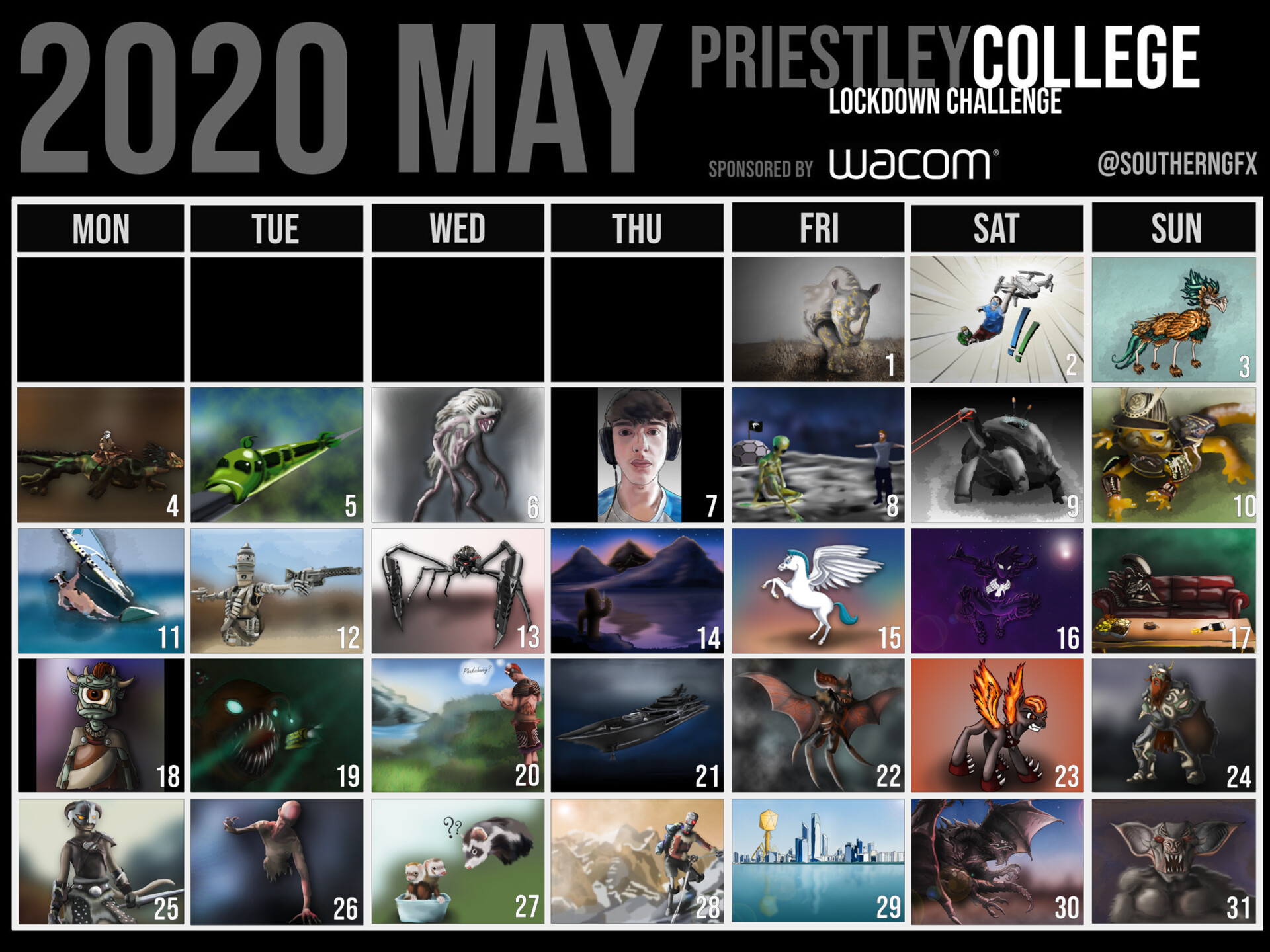 ArtStation - May Digital Art Challenge with SouthernGFX