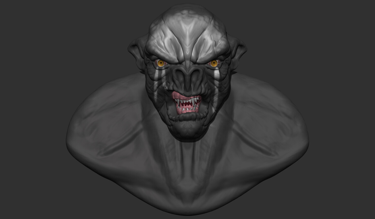 ArtStation - Orc head