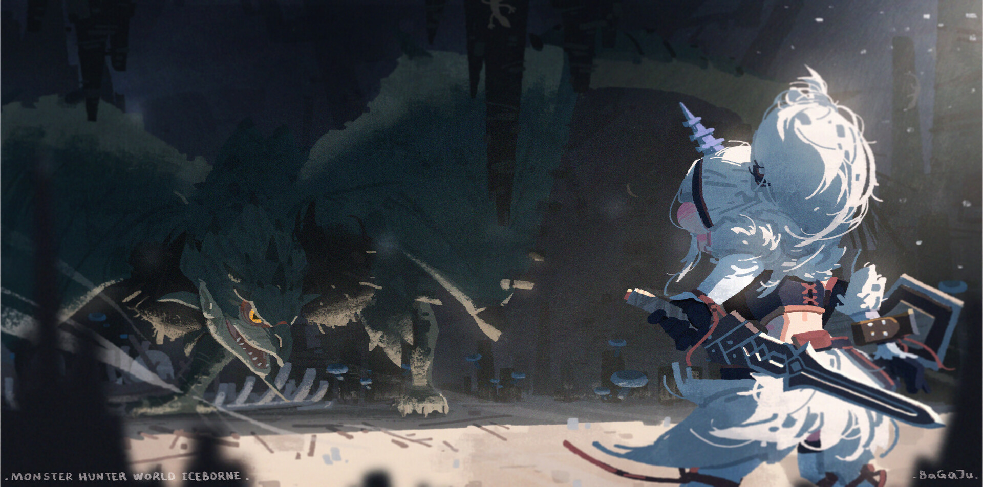 ArtStation - MonsterHunter fanart