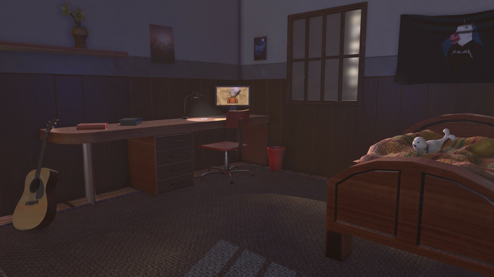 Raúl Espinosa - Stylized Room - Substance Painter & Designer proves