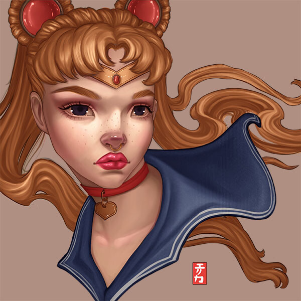 ArtStation - Sailor Moon Redraw Challenge