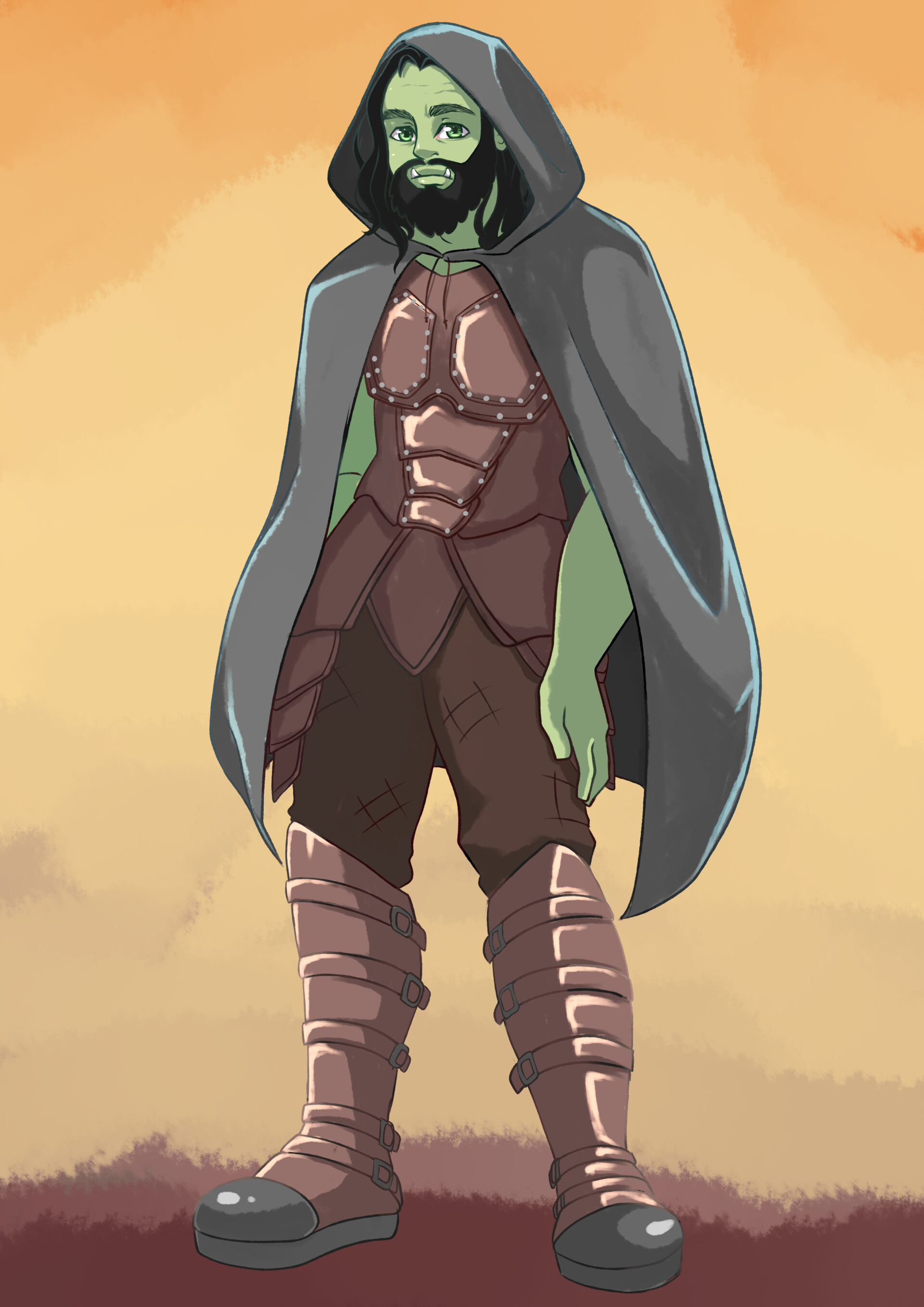 ArtStation - Half orc character design