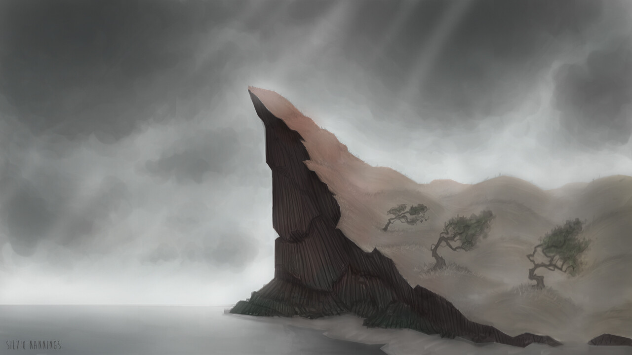 ArtStation - The Red Cliff