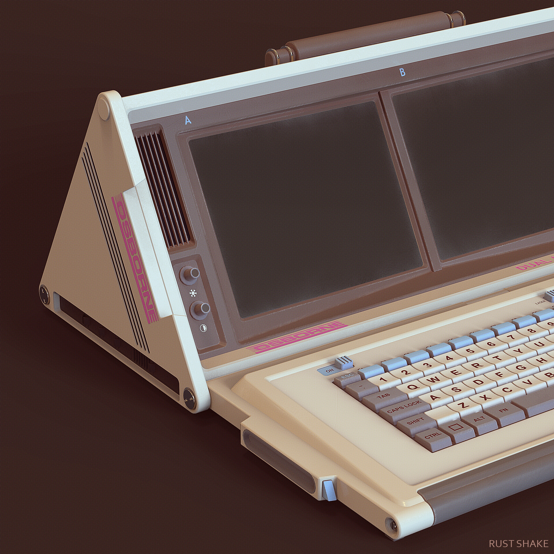 Rustam Shaikhlislamov - OSBORNE DUAL MONITOR COMPUTER
