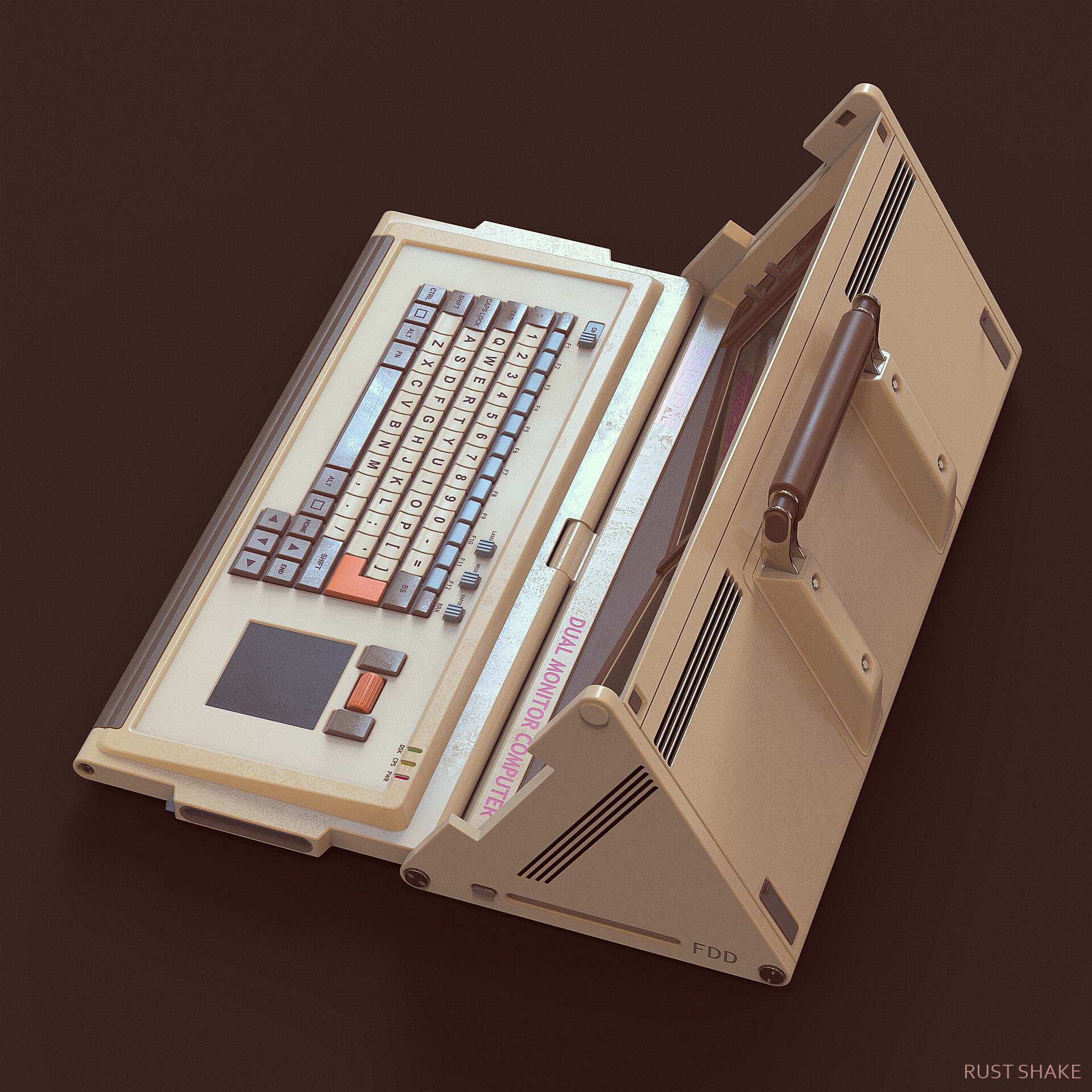 Rustam Shaikhlislamov - OSBORNE DUAL MONITOR COMPUTER