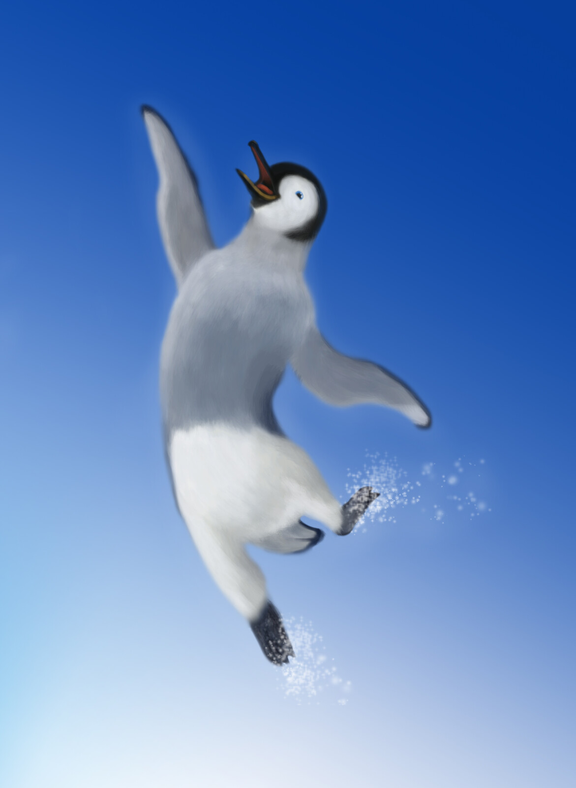 Edgardo Navarrete - Mumble Illustration (HappyFeet)