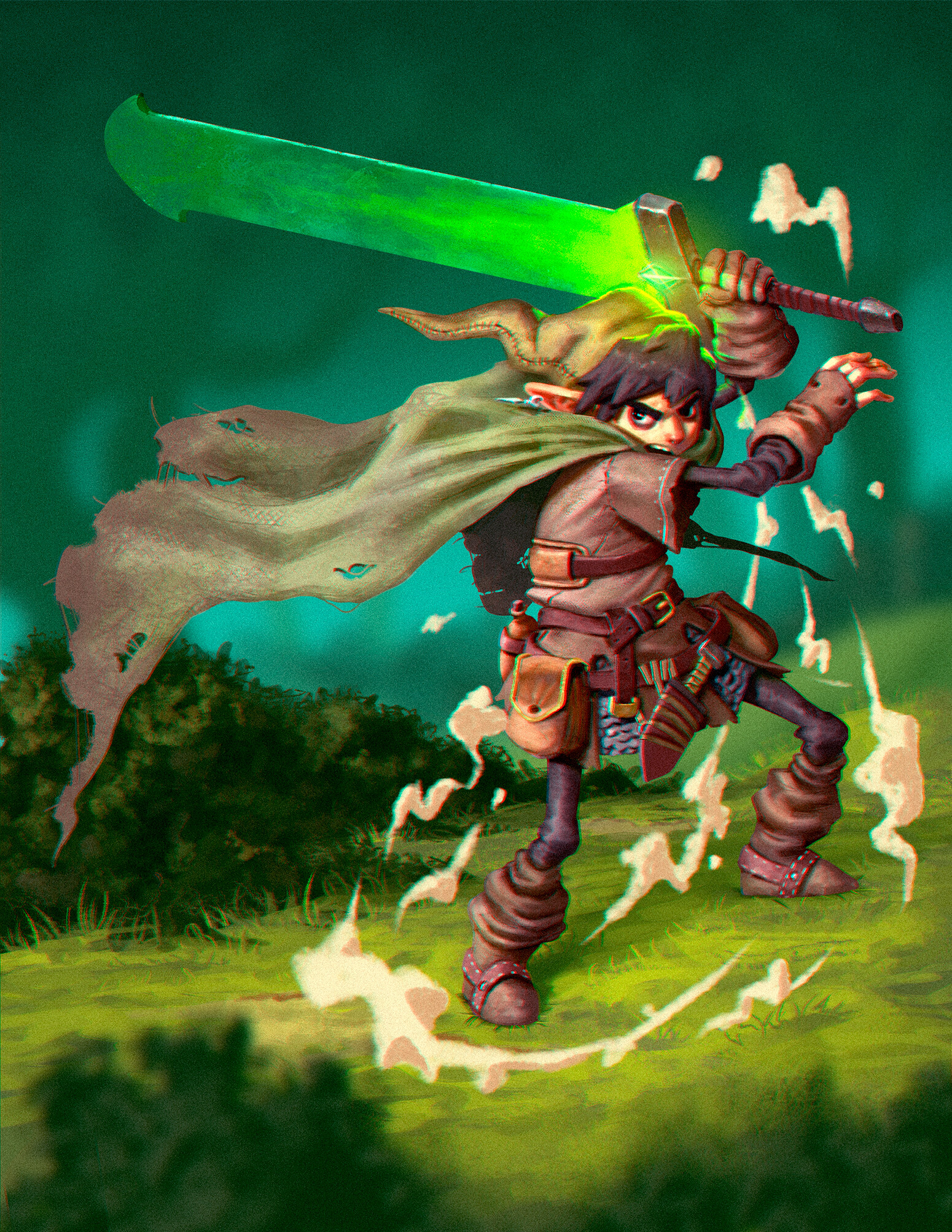 ArtStation - Elf Warrior