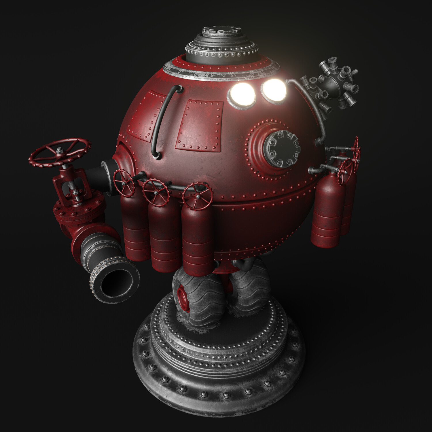 ArtStation - Fire robot