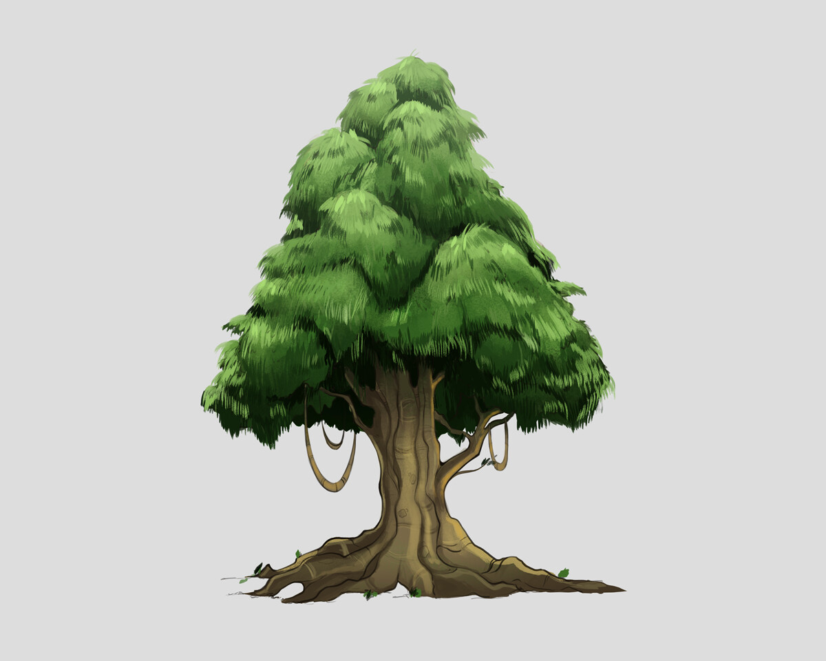 ArtStation - Trees Development