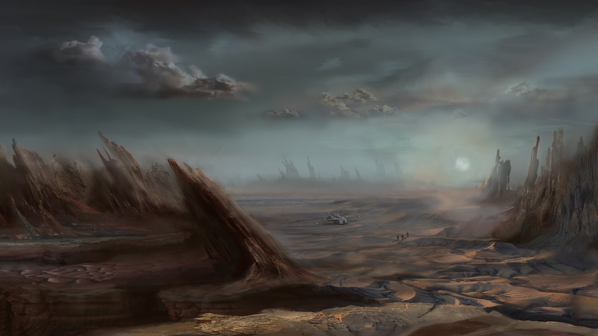 ArtStation - Space landscape