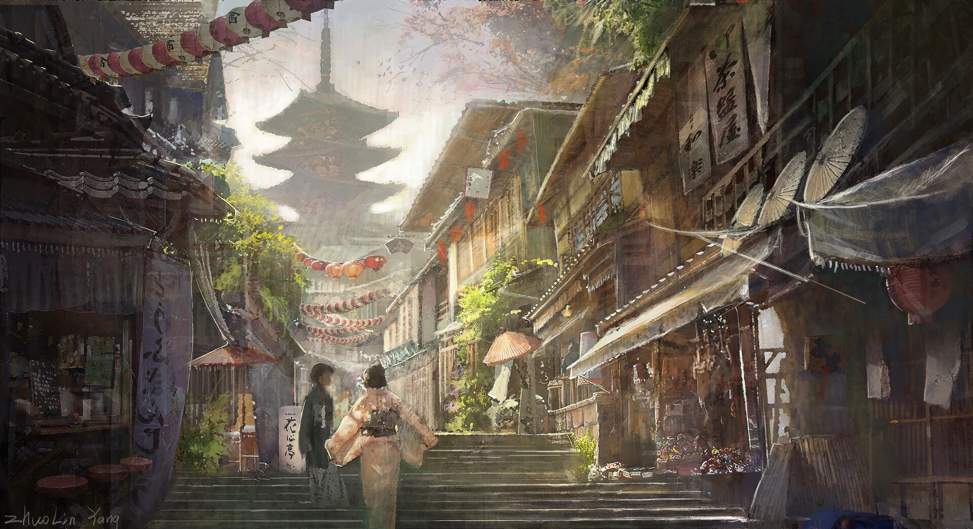 ArtStation - Japanese street