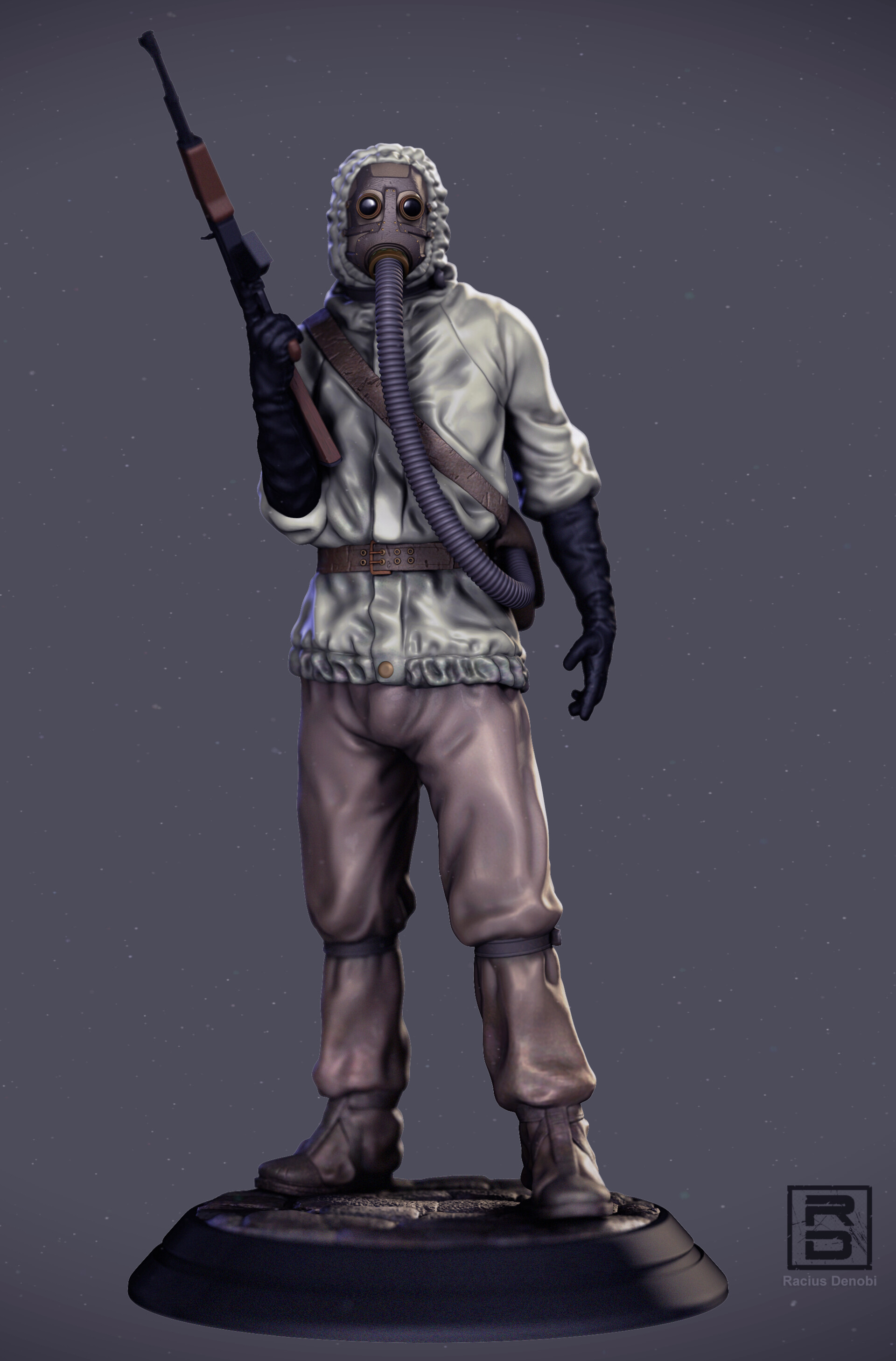 Racius Denobi - Biohazard Soldier Statue Collectibles 1/10 Scale